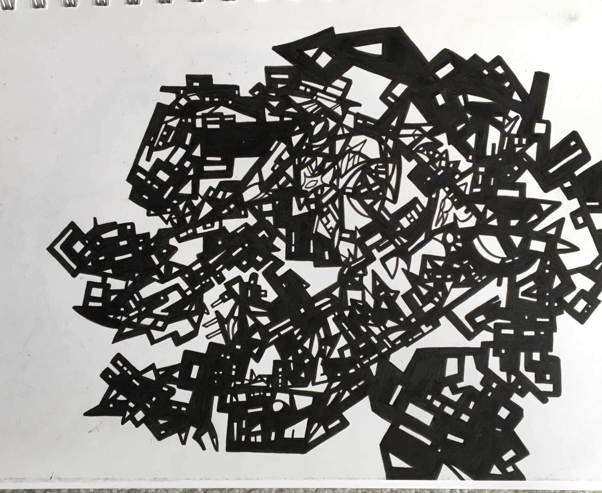 ArtStation - rough shapes sketch