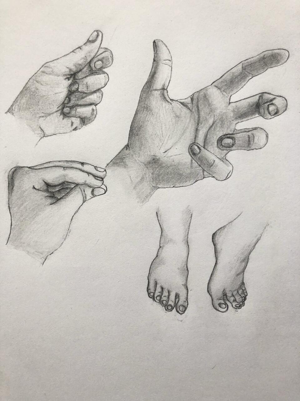 ArtStation - Hands and Feet - Practice