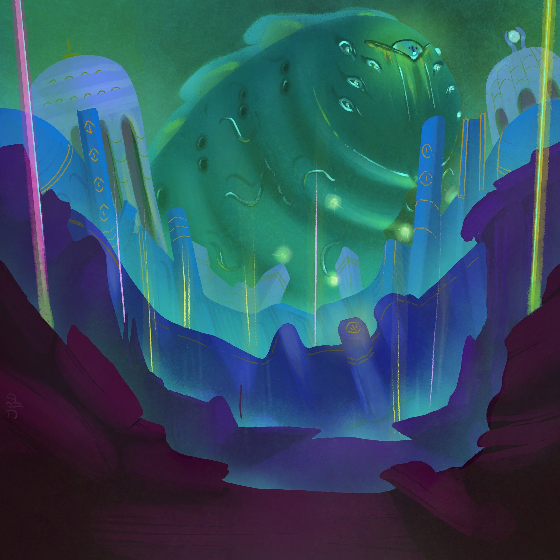 ArtStation - monster moving