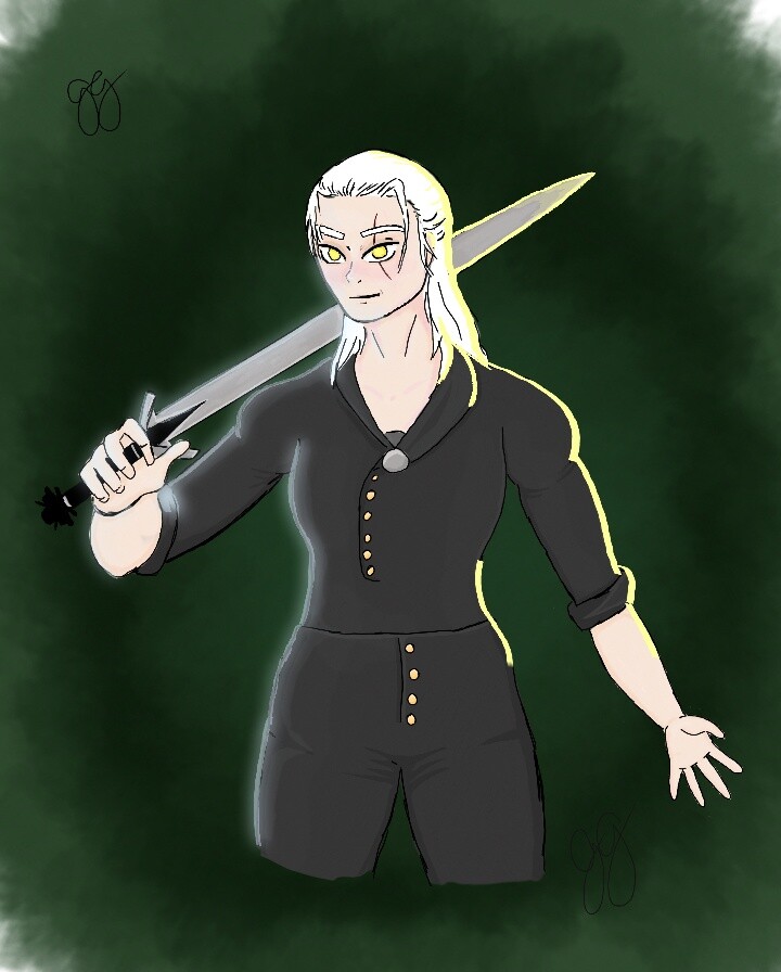 ArtStation - The Witcher as a woman