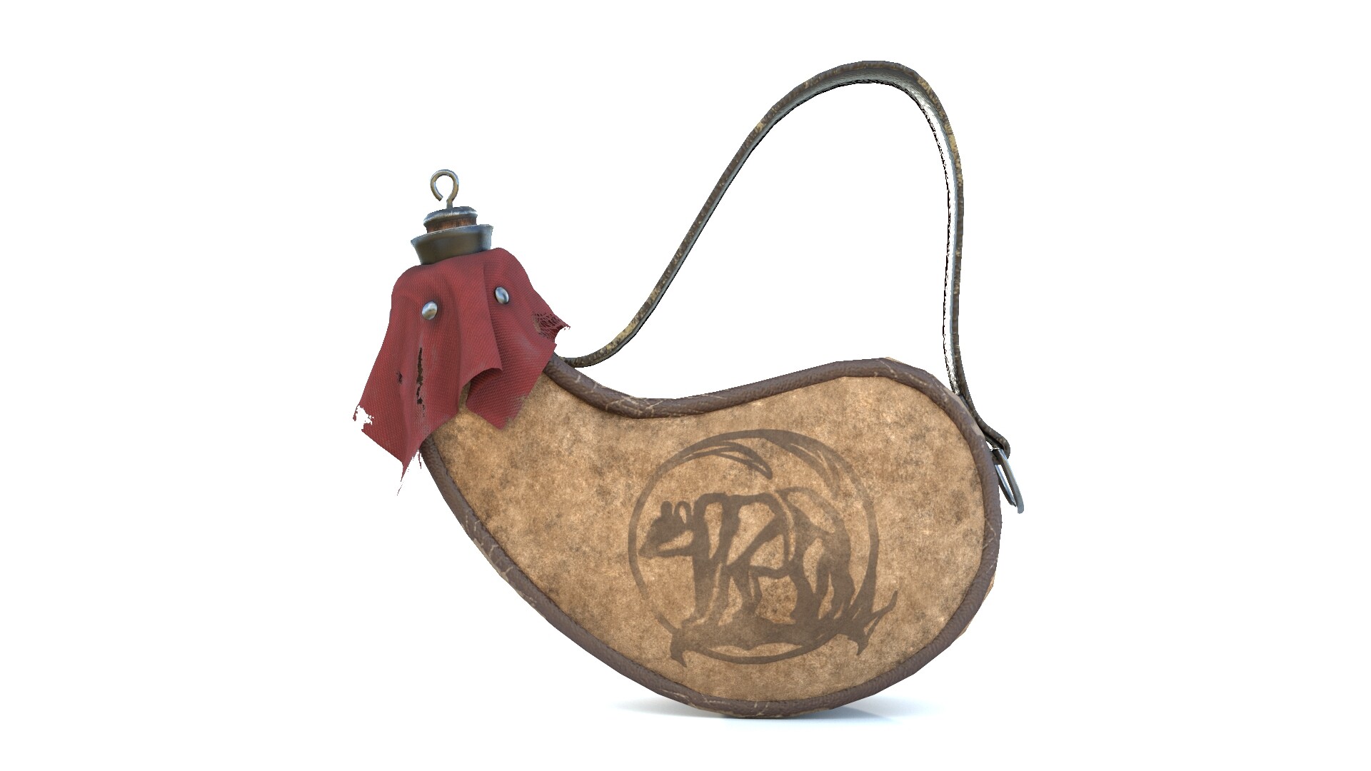 ArtStation - Game Ready Pocket Flask