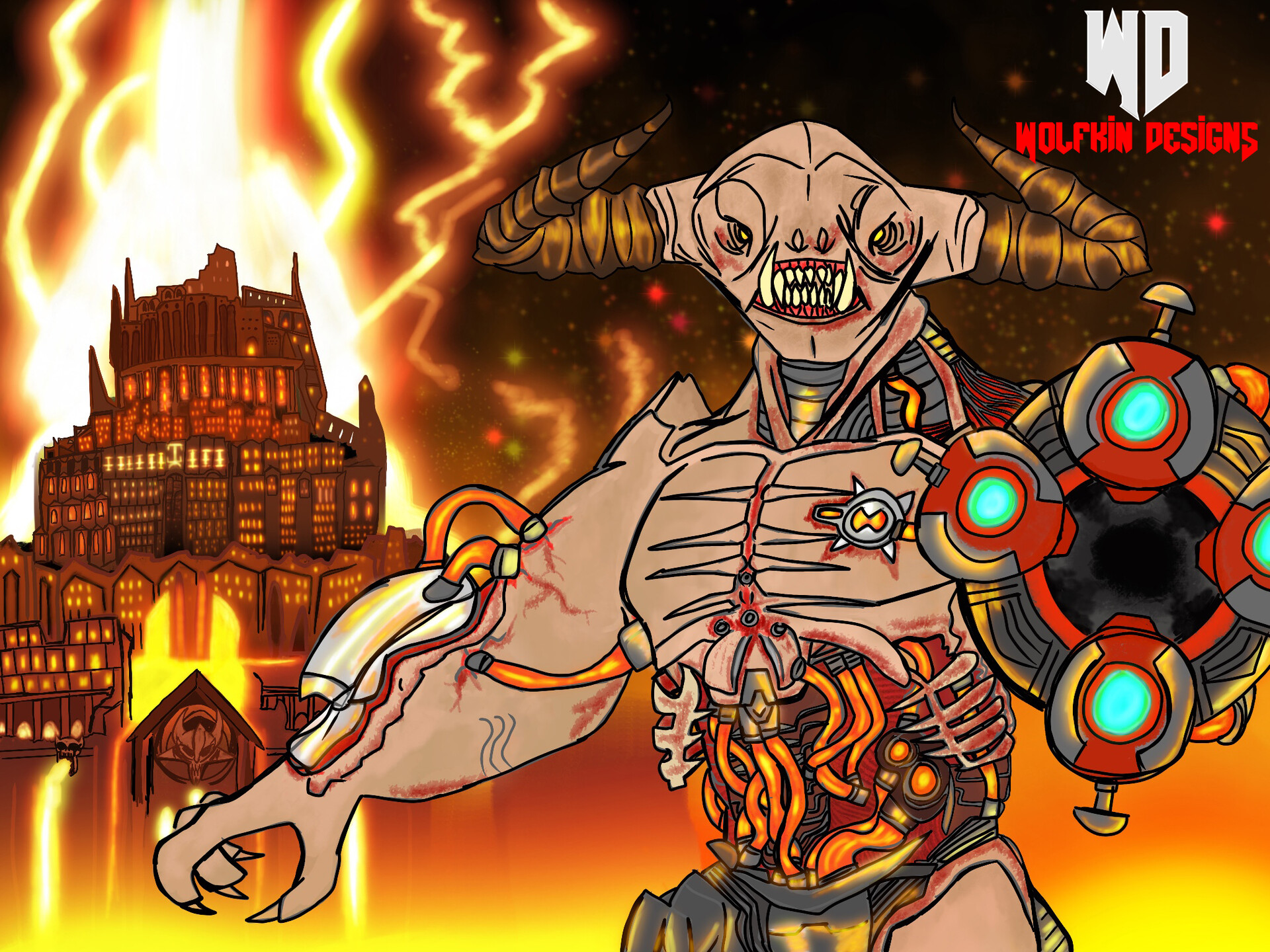 ArtStation - The Tyrant (Doom Eternal)