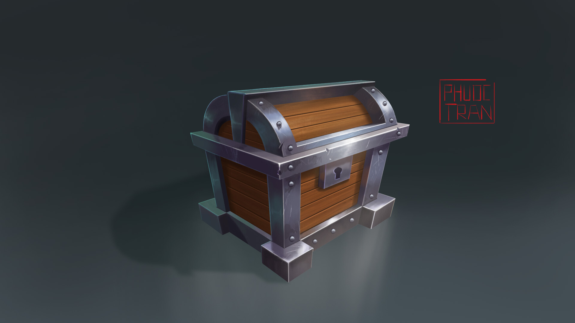 ArtStation - Treasure chest real description Anime style Game art style ...