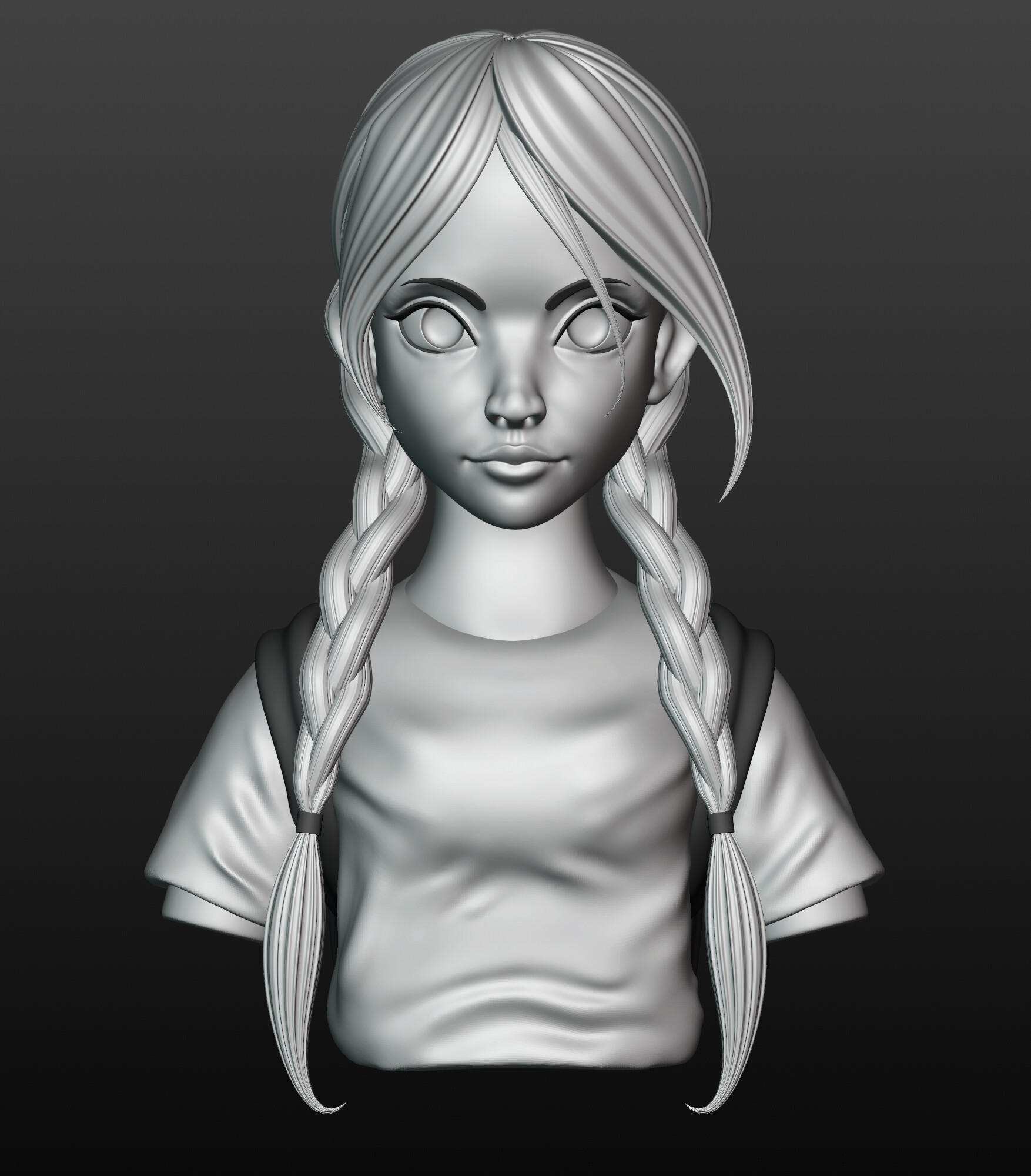 ArtStation - Stylized Girl Sculpt
