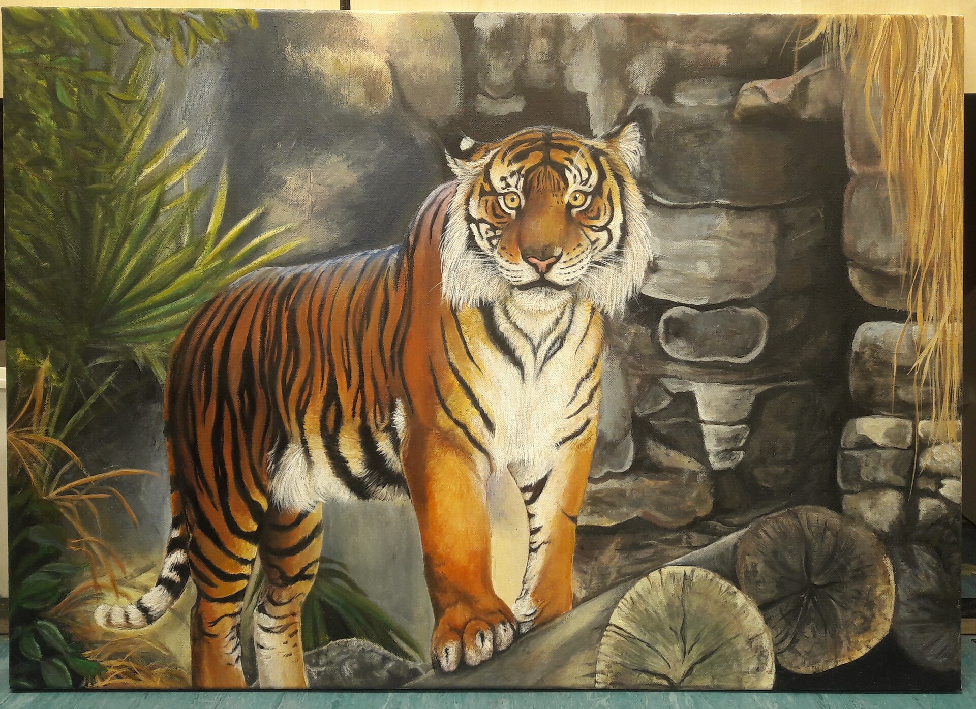 ArtStation - Tiger painting