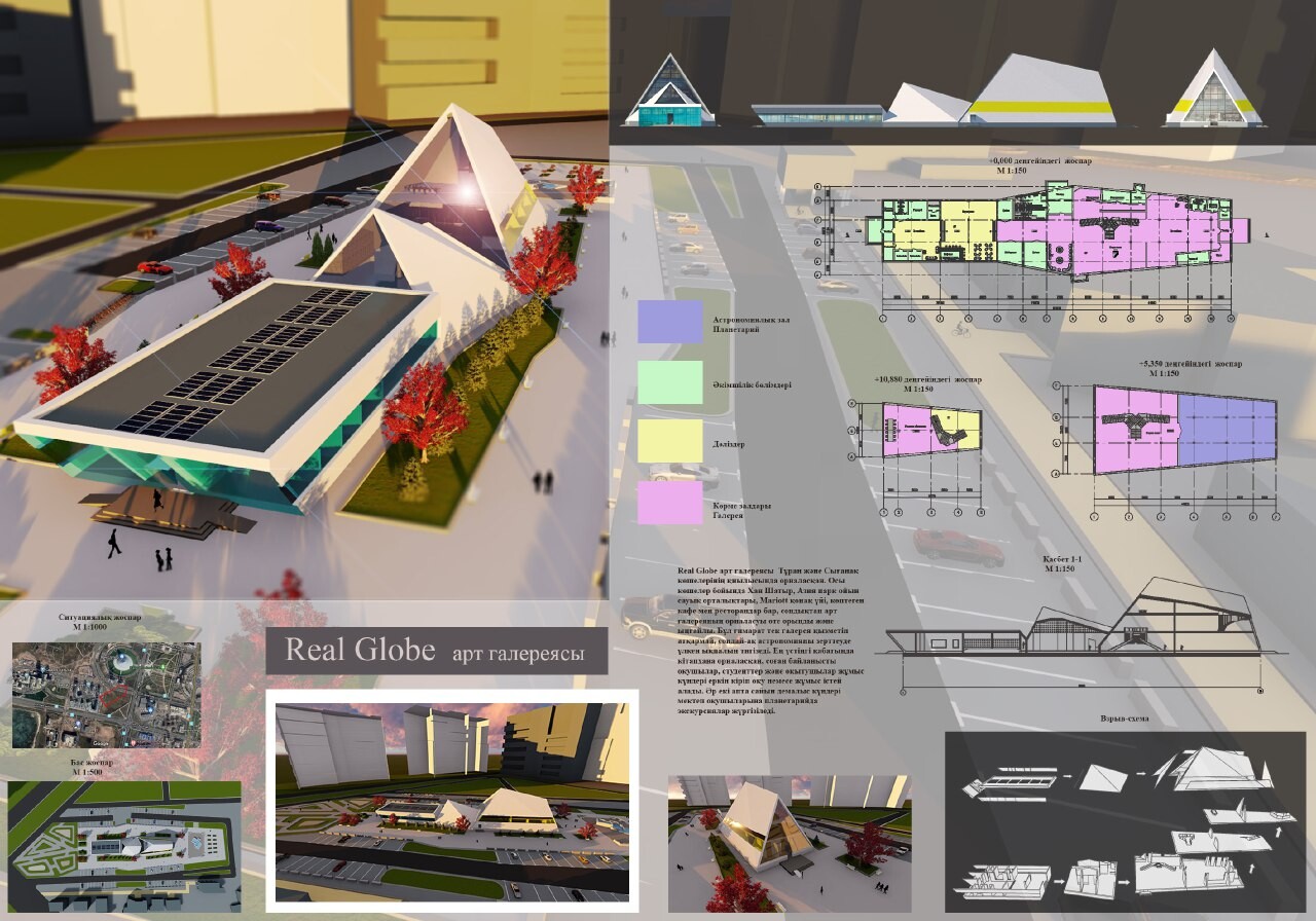 ArtStation - Art Gallery / in SketchUp