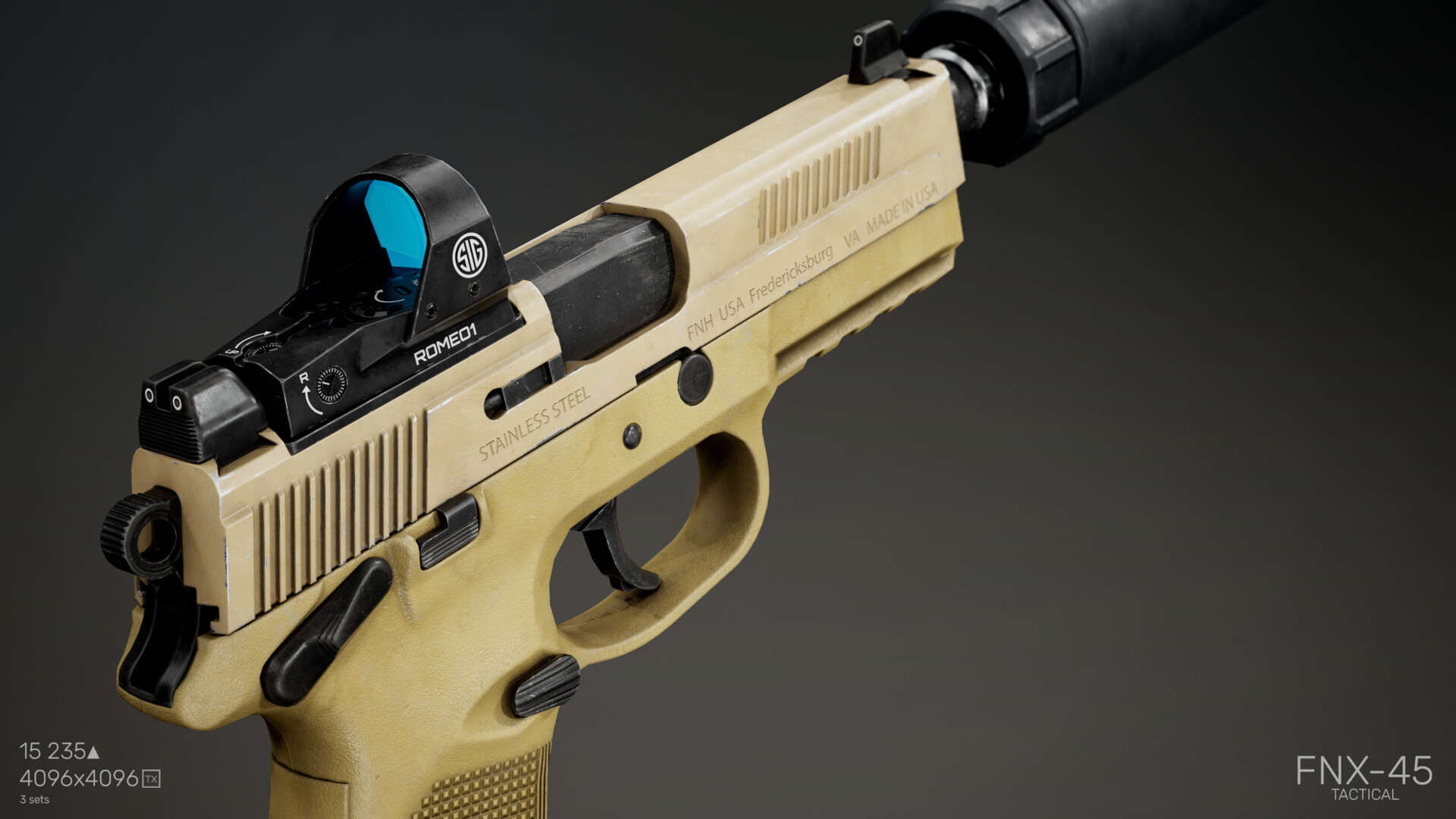 Fn Tactical 45 Suppressor