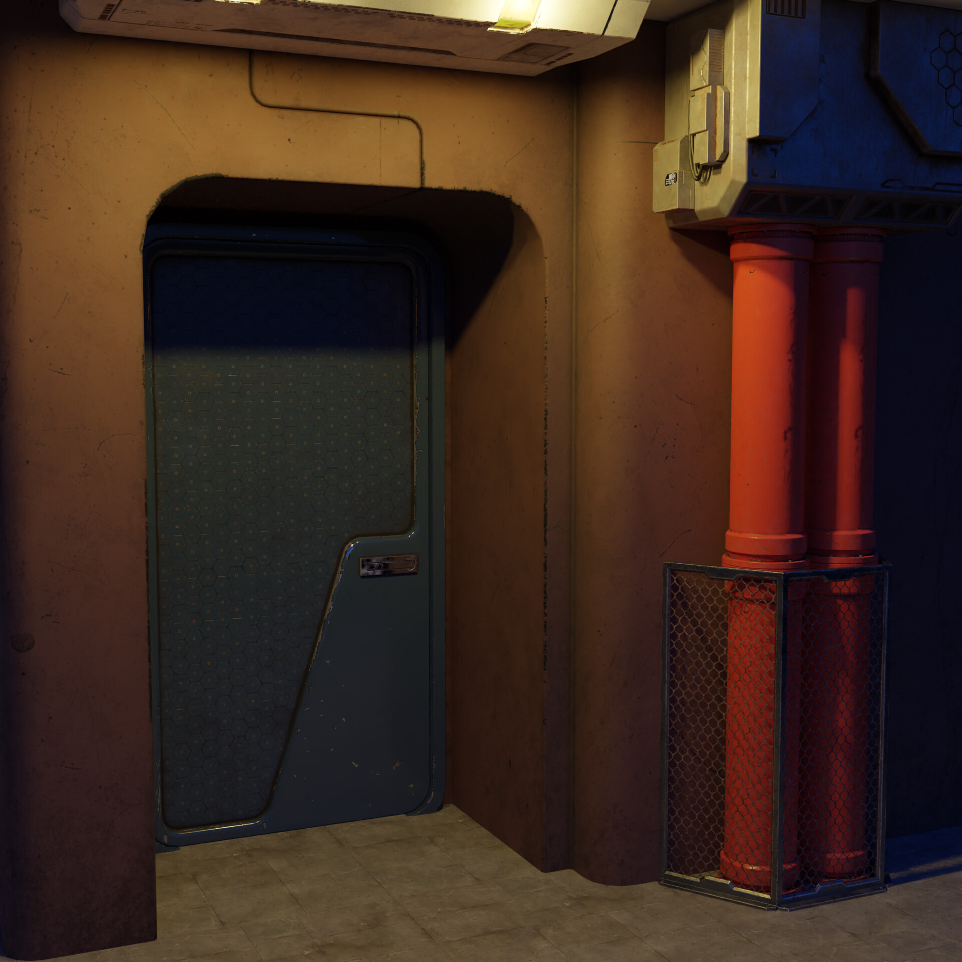 ArtStation - Cyberpunk 2077 Inspired Environment Working in Progress