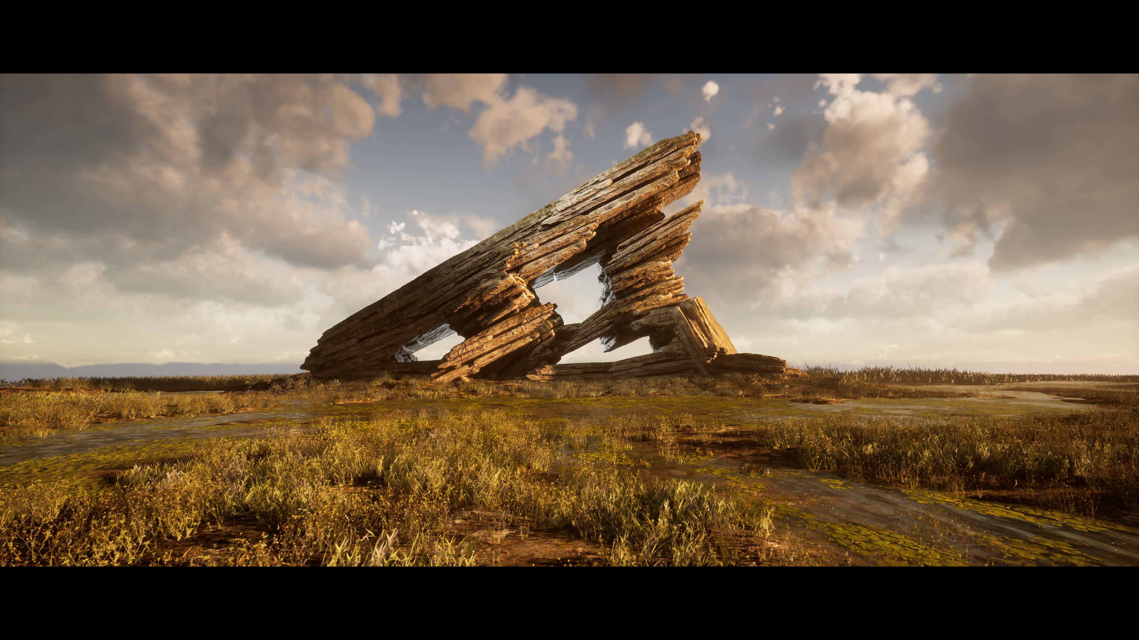Vishal Ranga Portfolio - Creating Rock Structures with a single asset