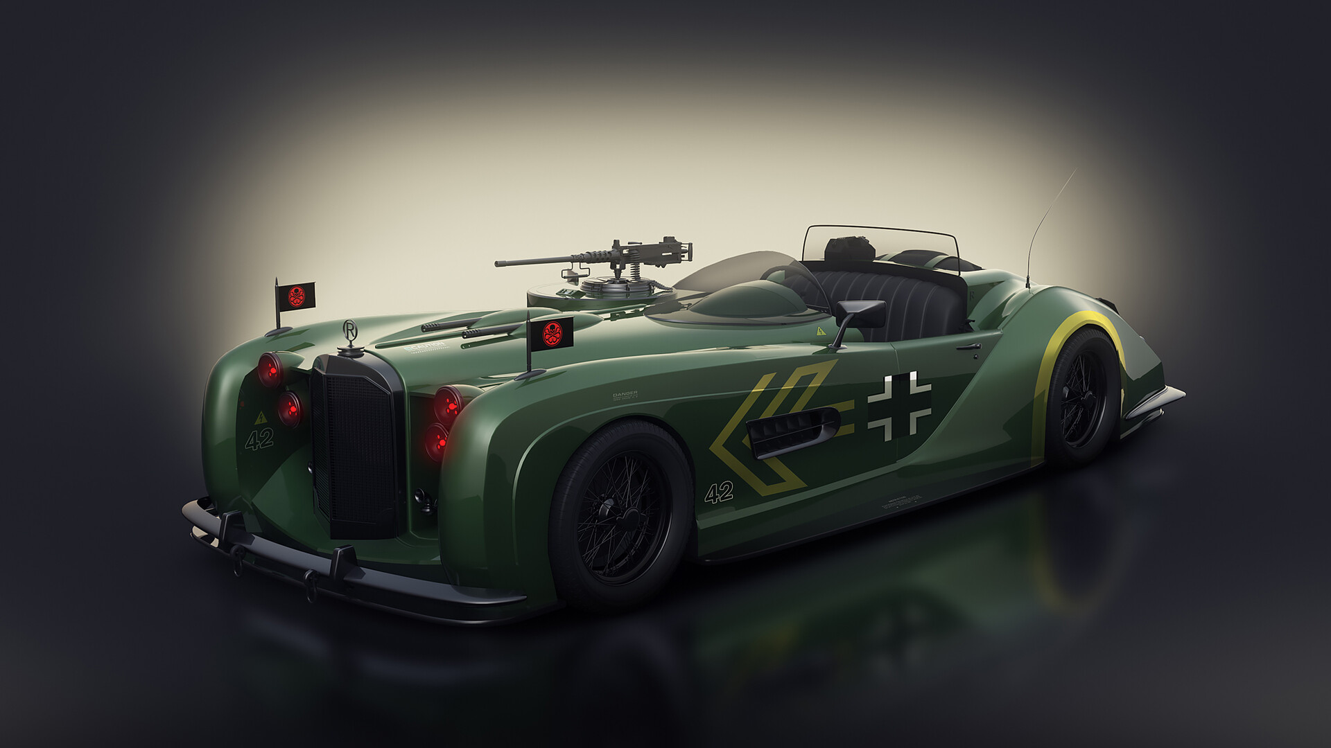 Encho Enchev - The Red Skull car concept