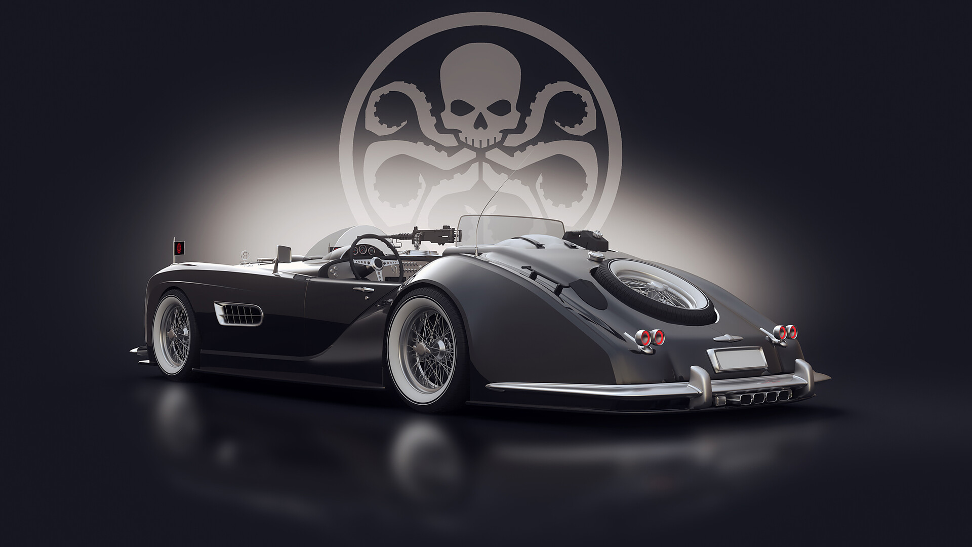Encho Enchev - The Red Skull car concept