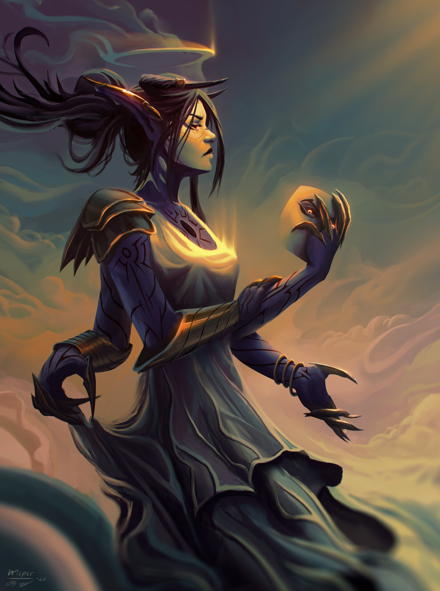 ArtStation - Dantania - The Nephil of Many Faces