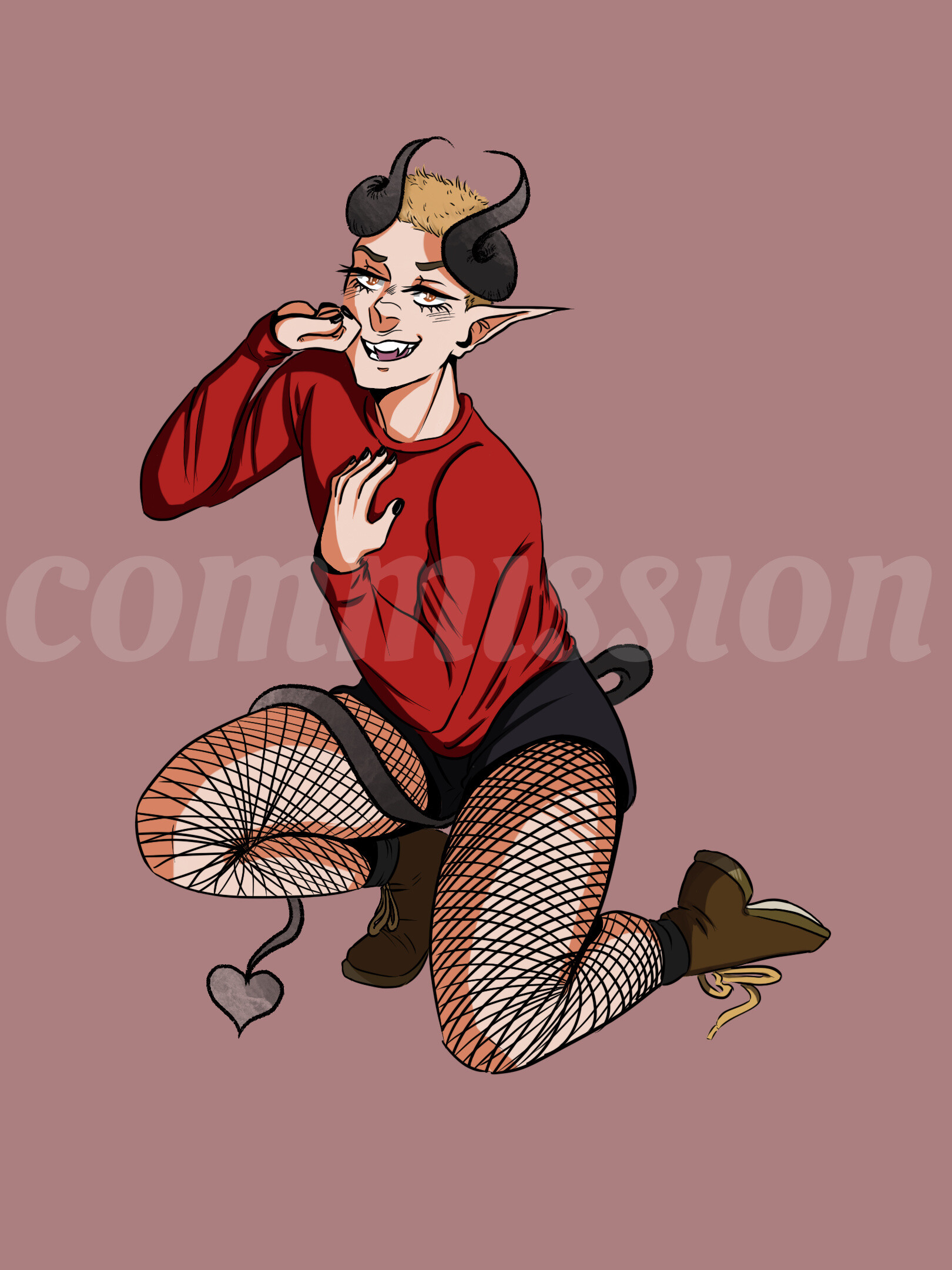 ArtStation - COMMISSION: Demon