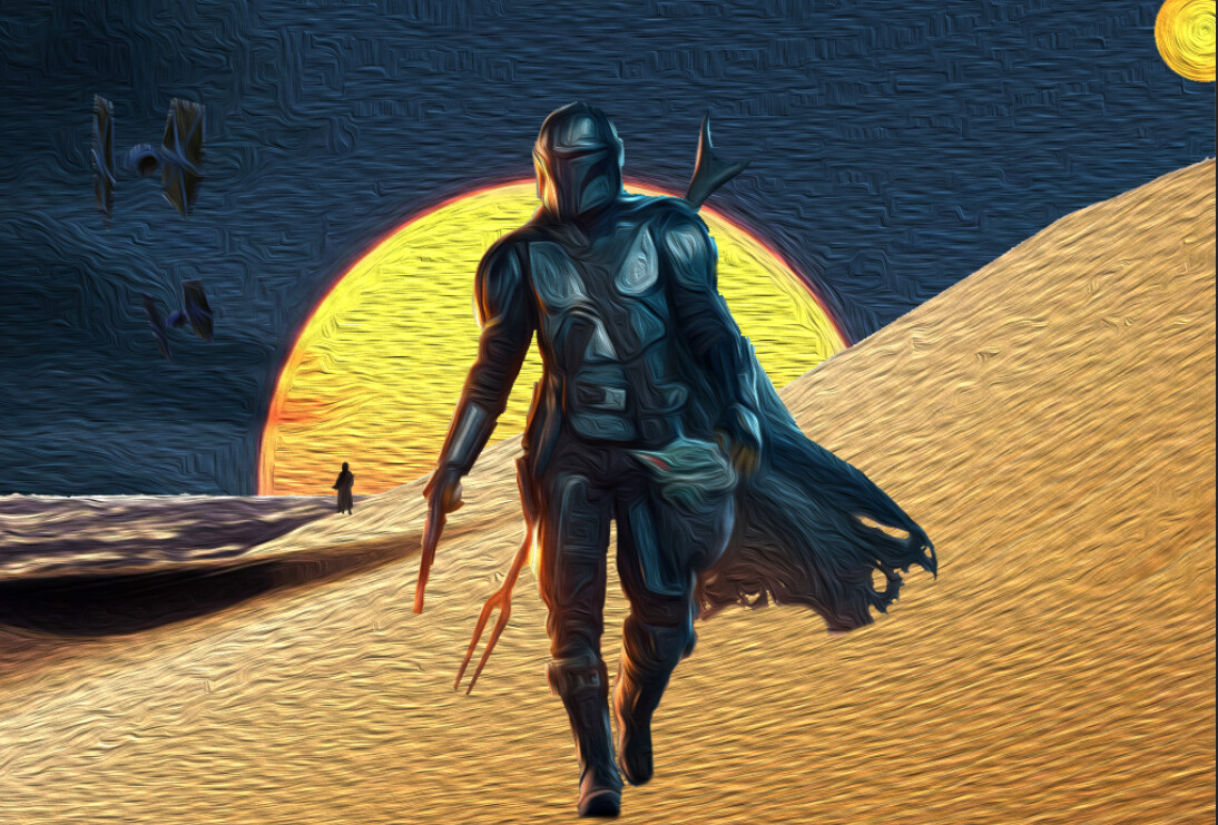 ArtStation - Mando Oil Painting