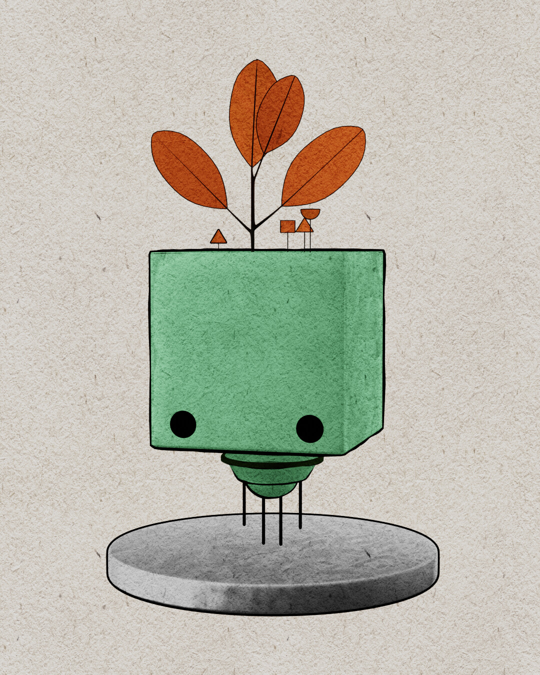 ArtStation - GRIS Cube Friend - GRIS Fanart