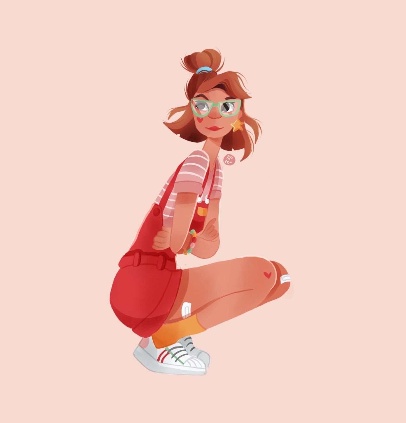 ArtStation - Red lady