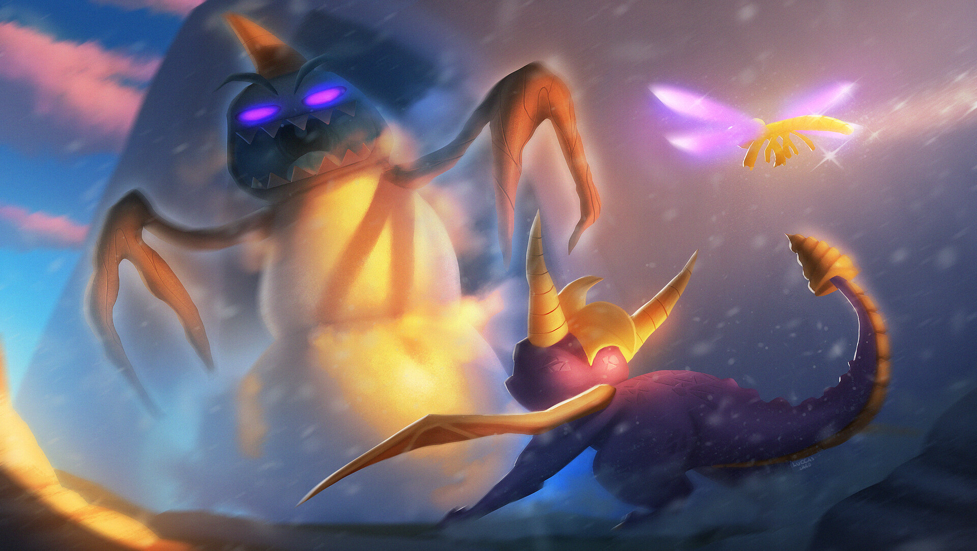 ArtStation - Scary Snowman from Spyro 3