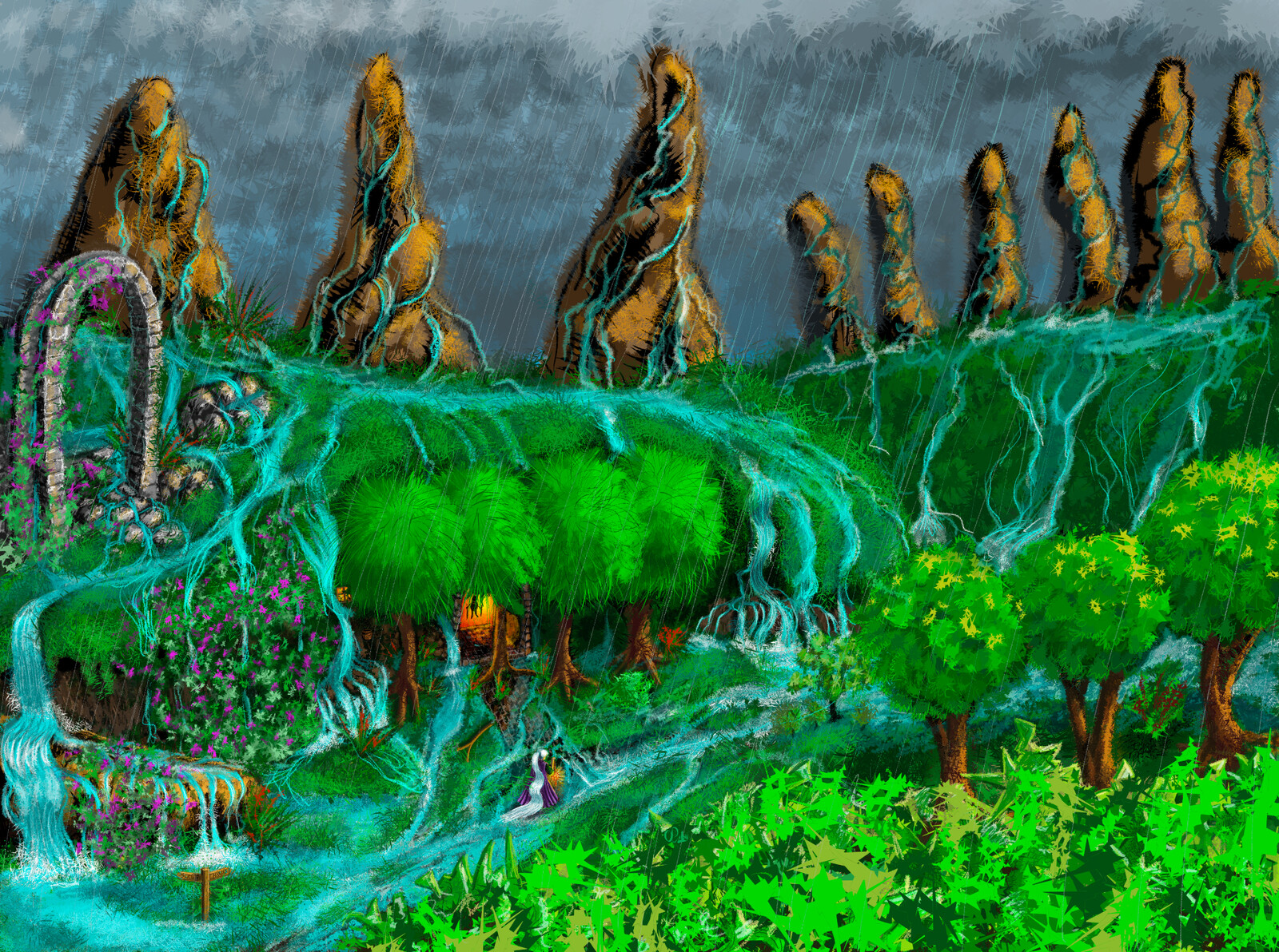 Bibi McMurray - Witch and rain