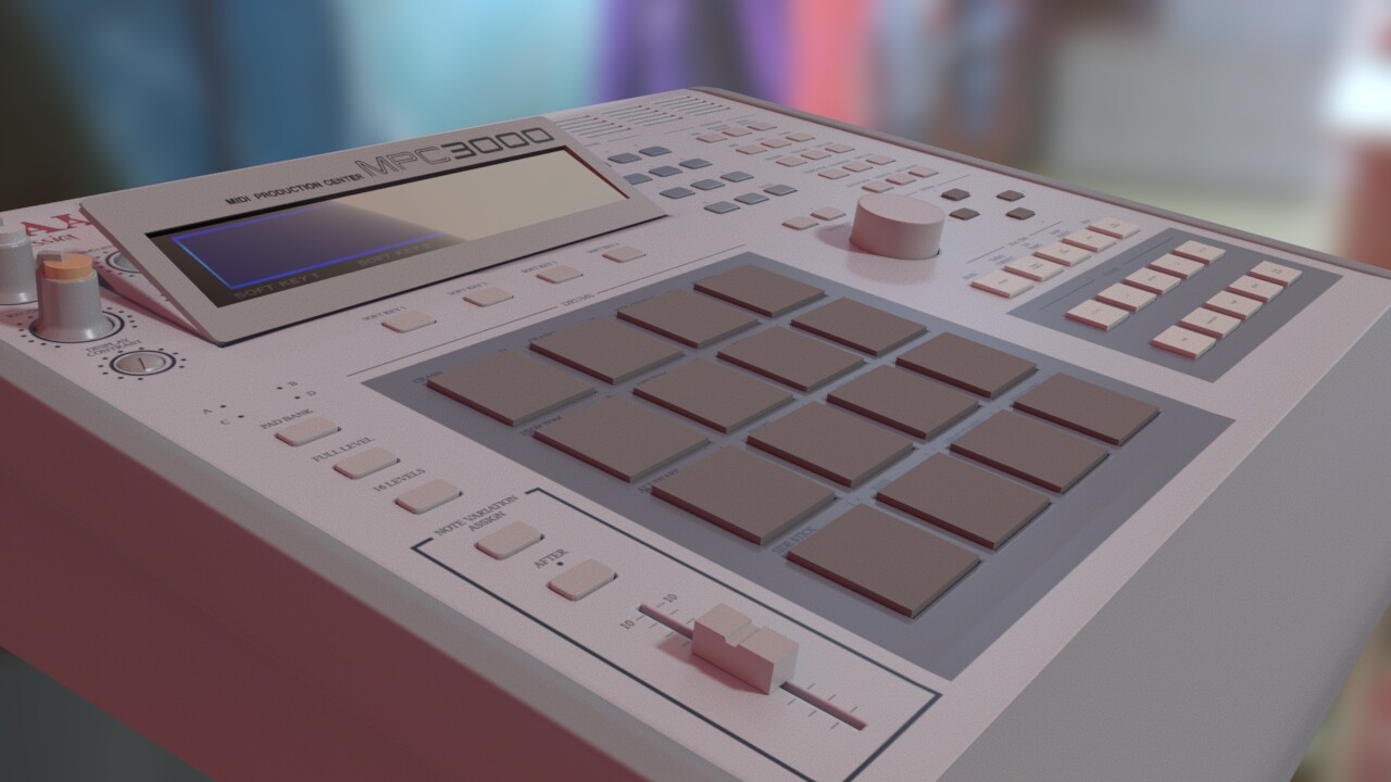 Alejandro Martinez - MPC 3000 3d Model