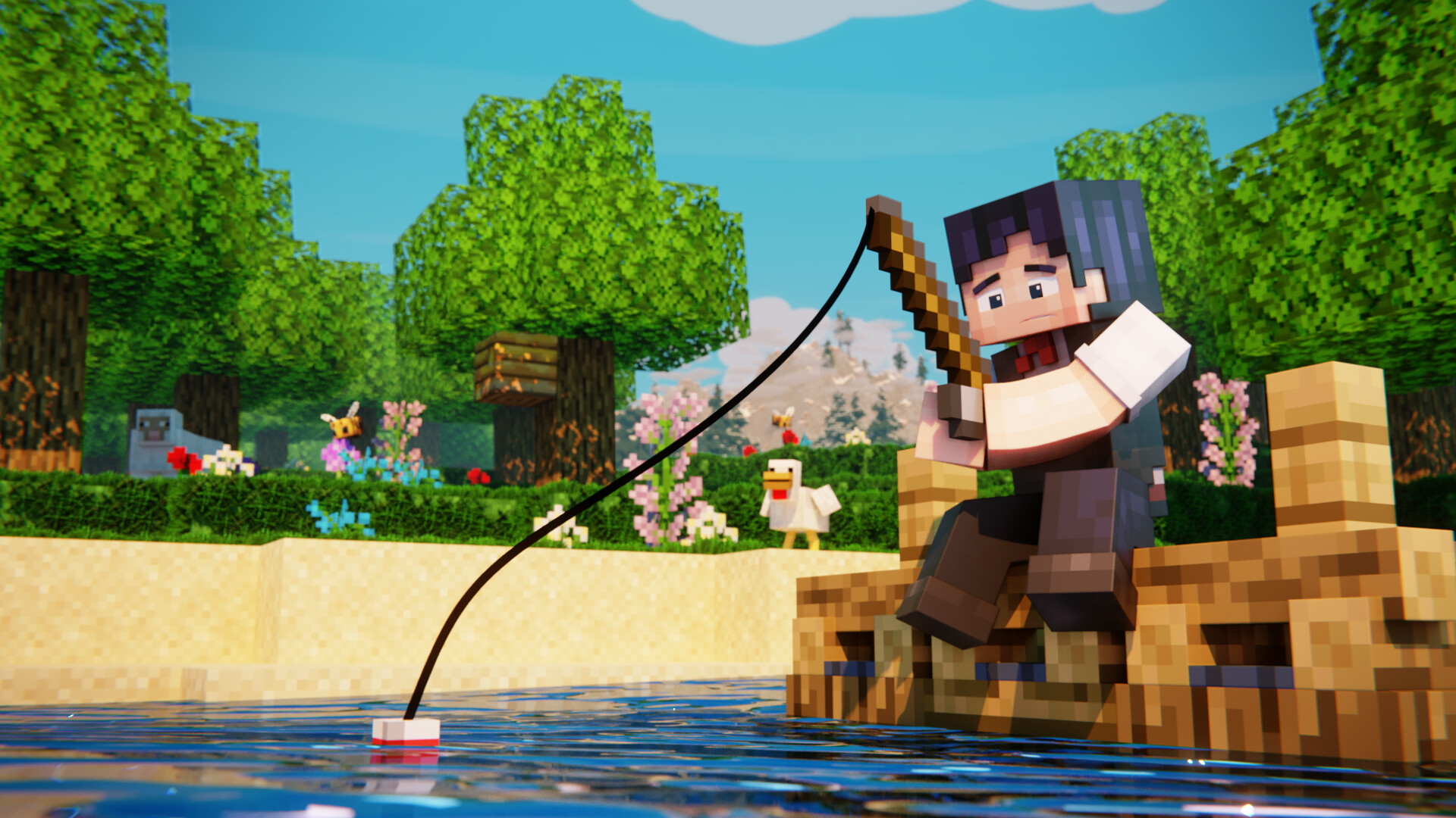 ArtStation - Out fishing