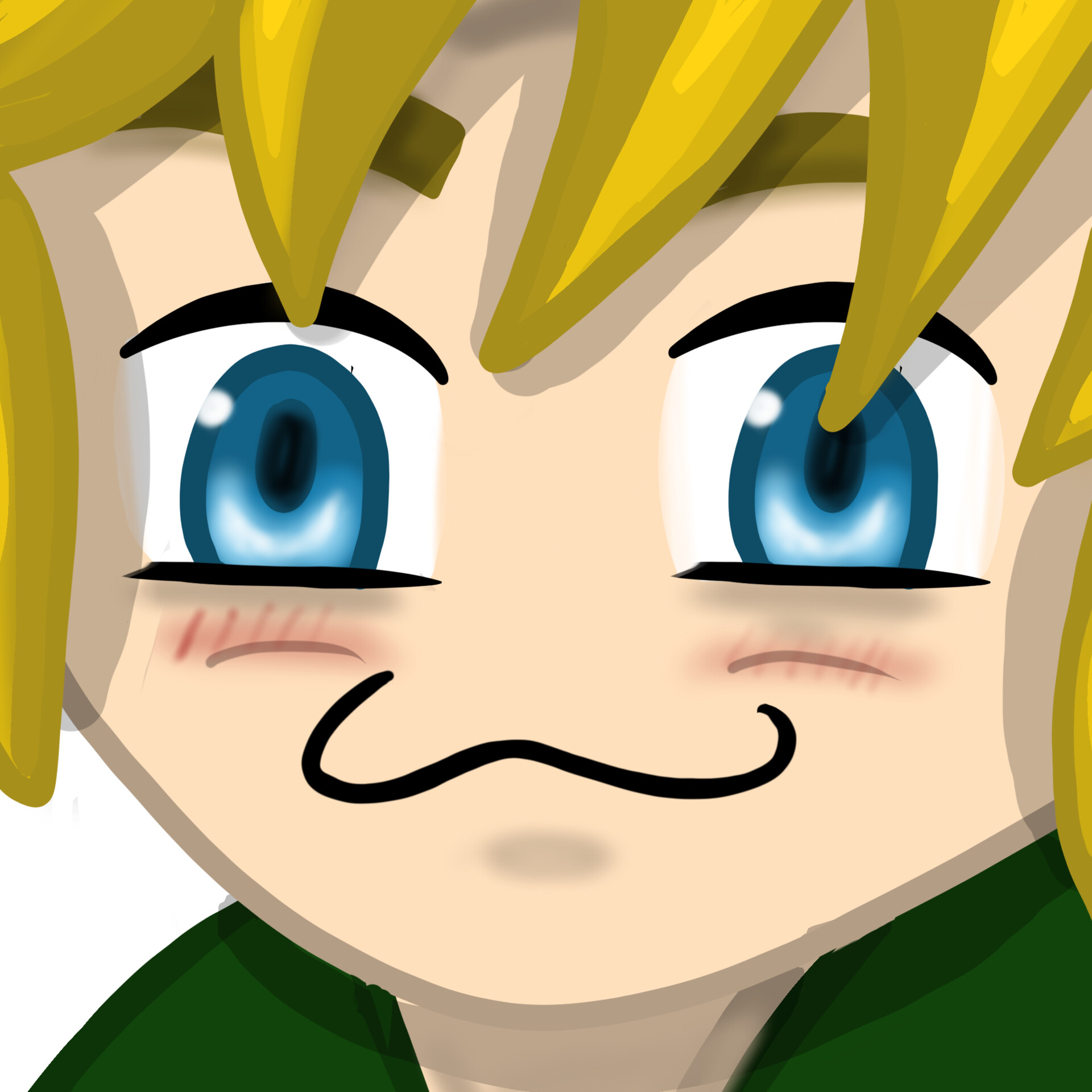 ArtStation - Legend Of Zelda - Link Smug Emote