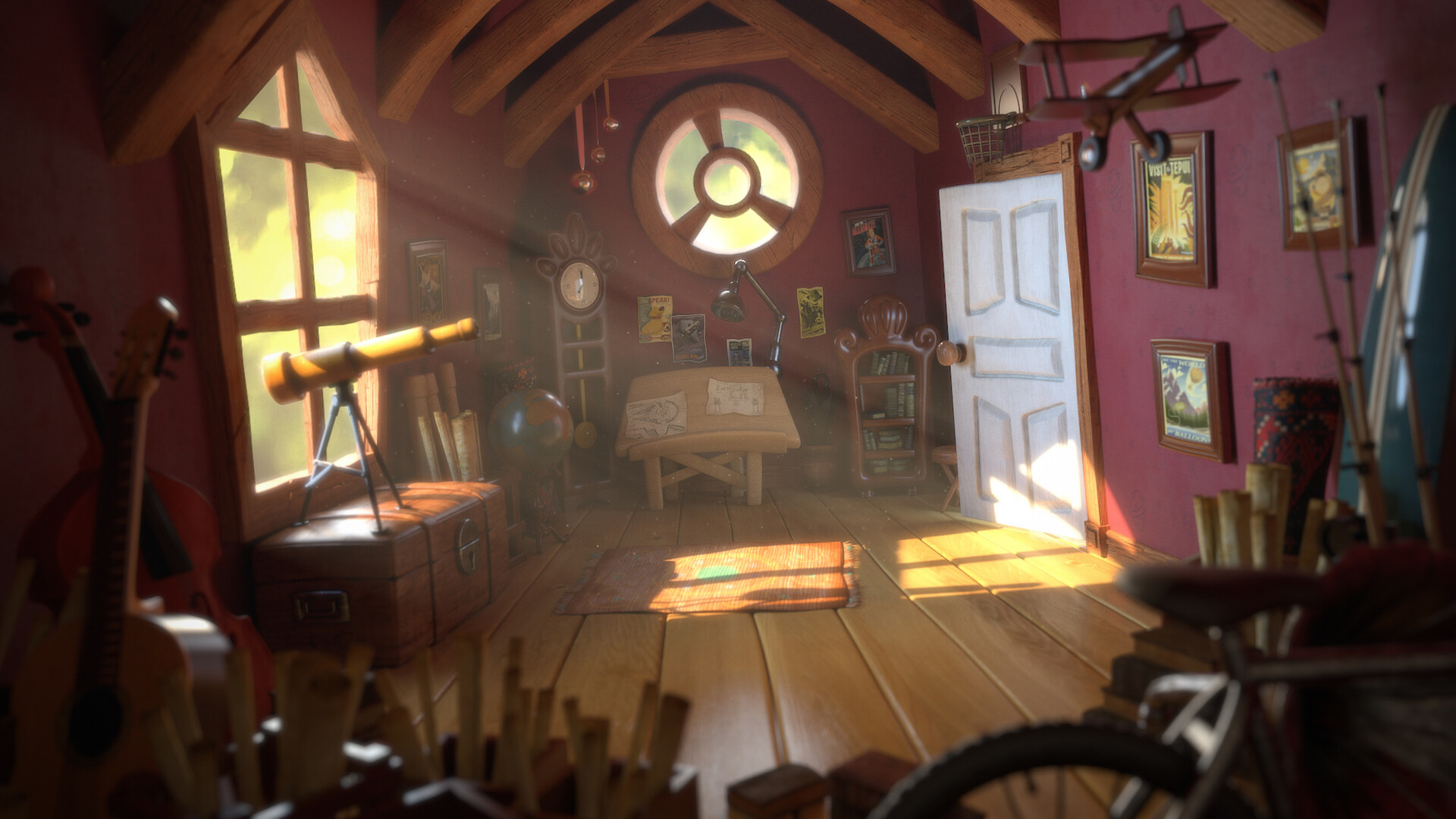 ArtStation - The Attic (Day)