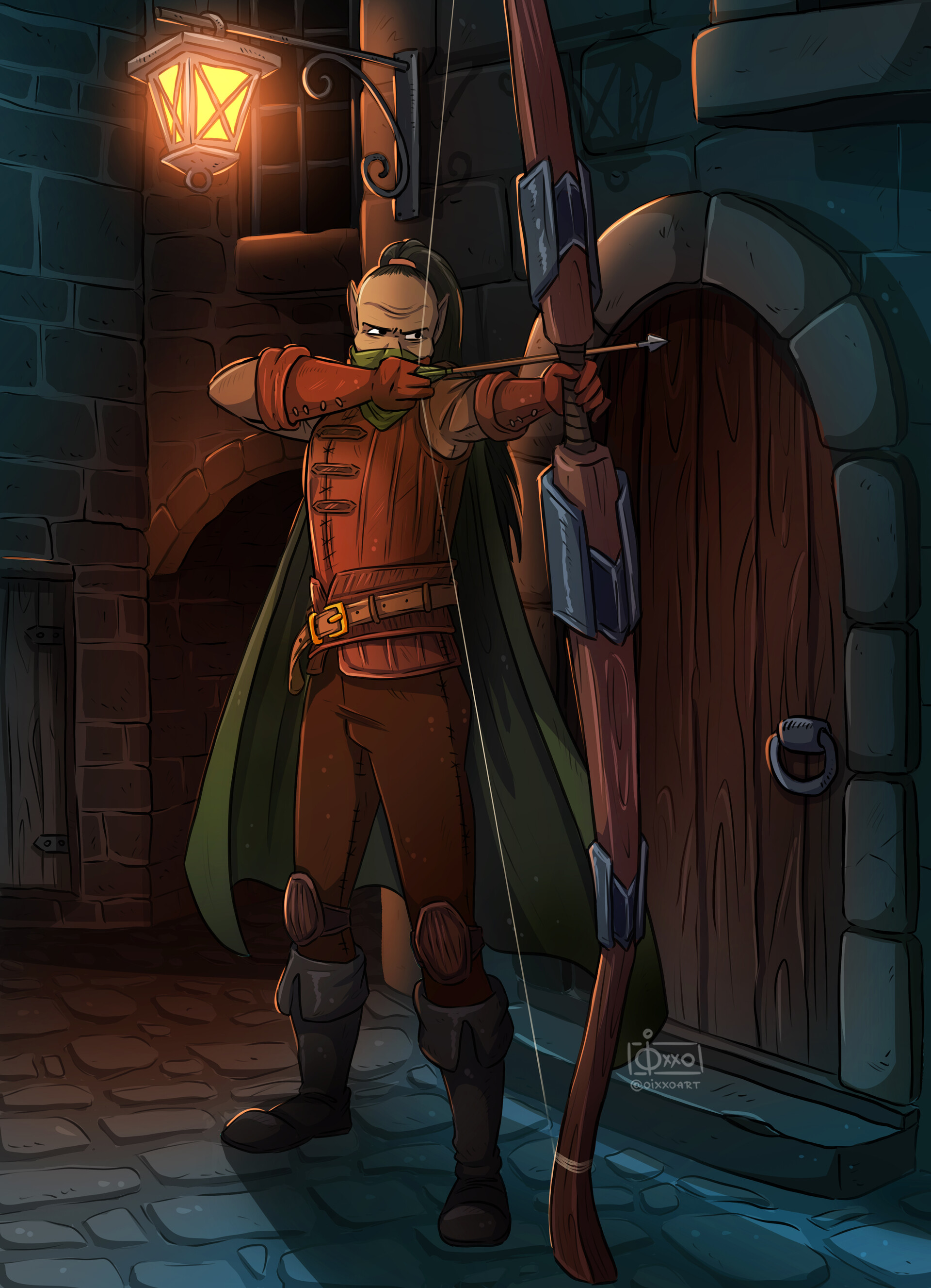 ArtStation - DnD Character - Archer, Oixxo Art