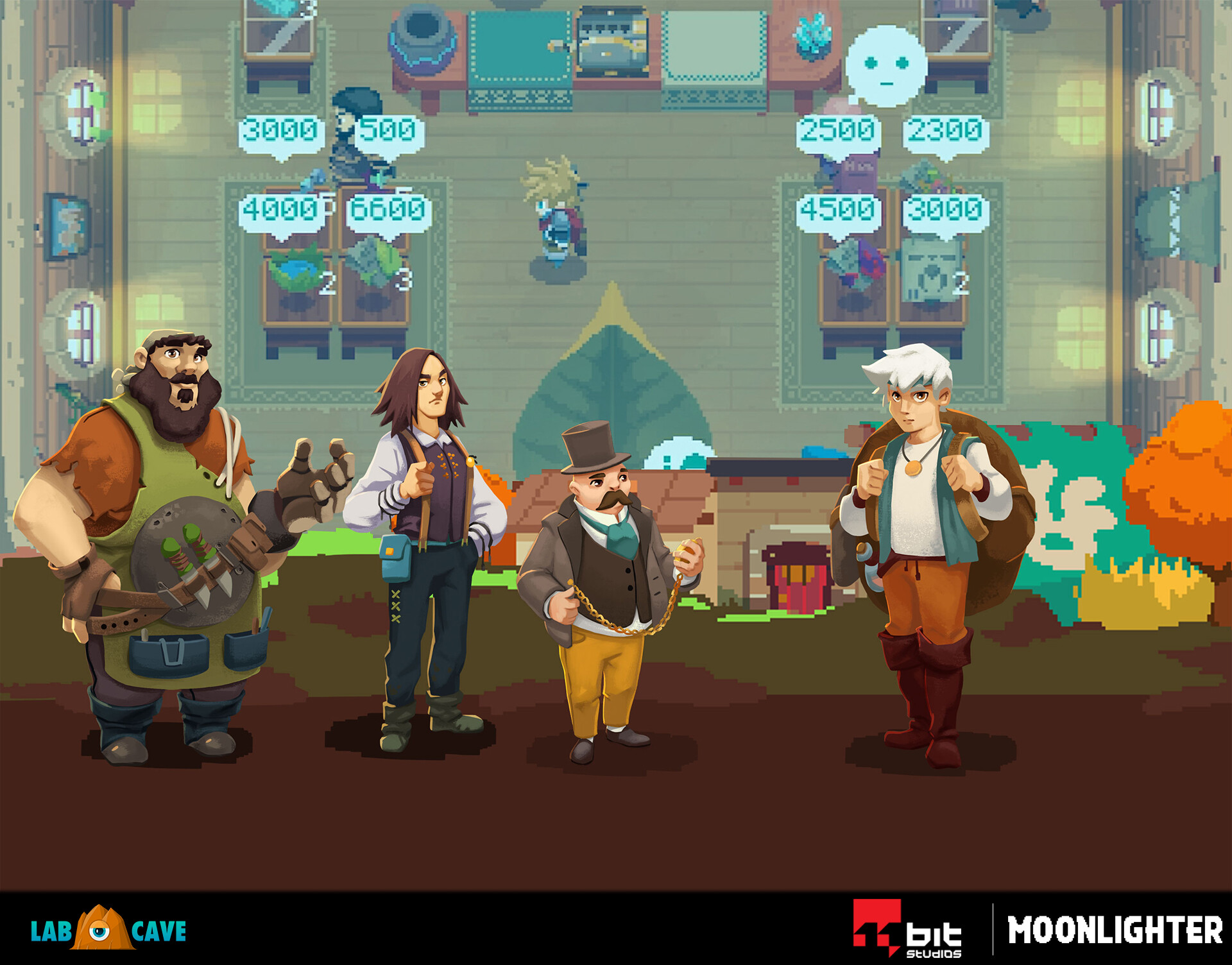 LAB CAVE - Moonlighter- CRO assets for iTunes Connect