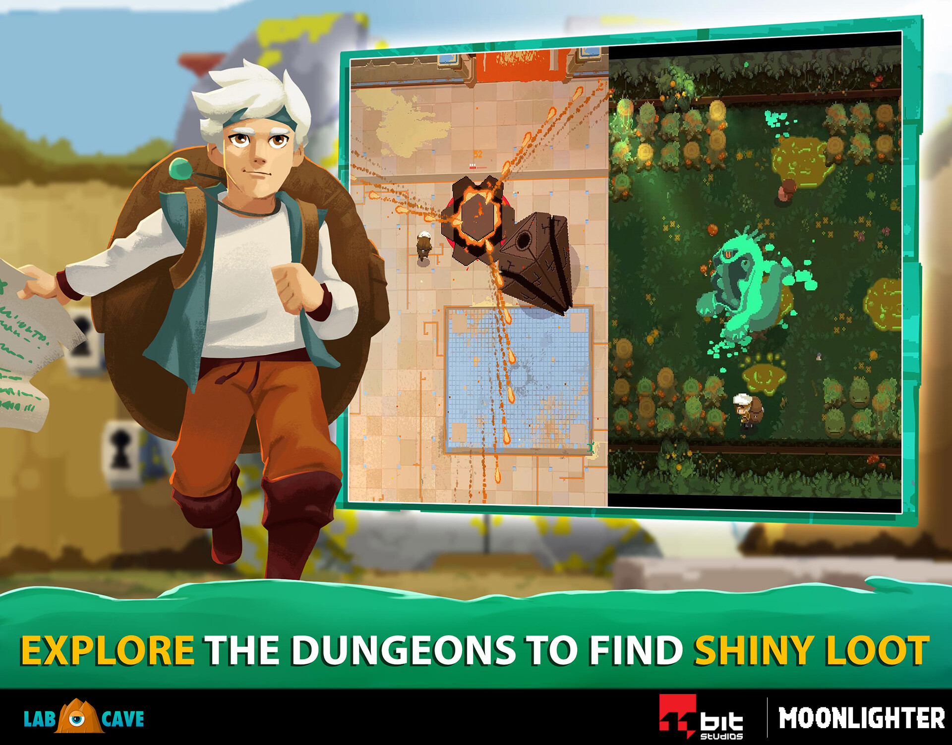 LAB CAVE - Moonlighter- CRO assets for iTunes Connect