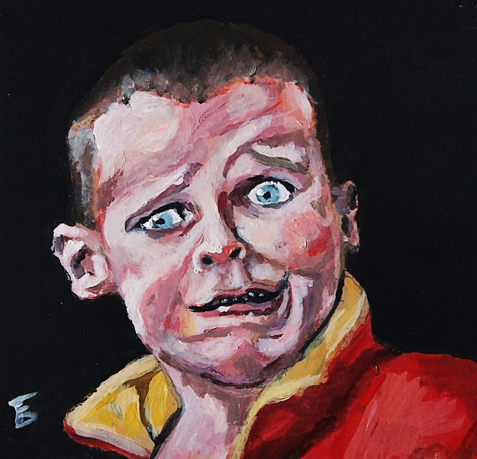 ArtStation - Silly Face - Self Portrait