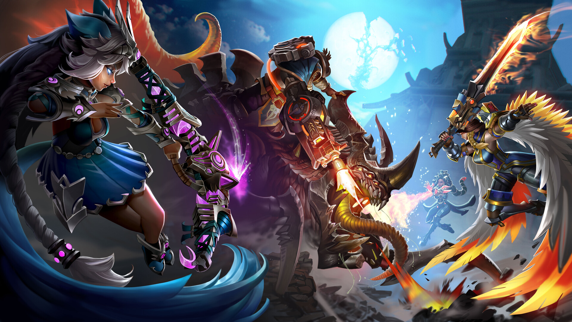 ArtStation - Yagorath battle