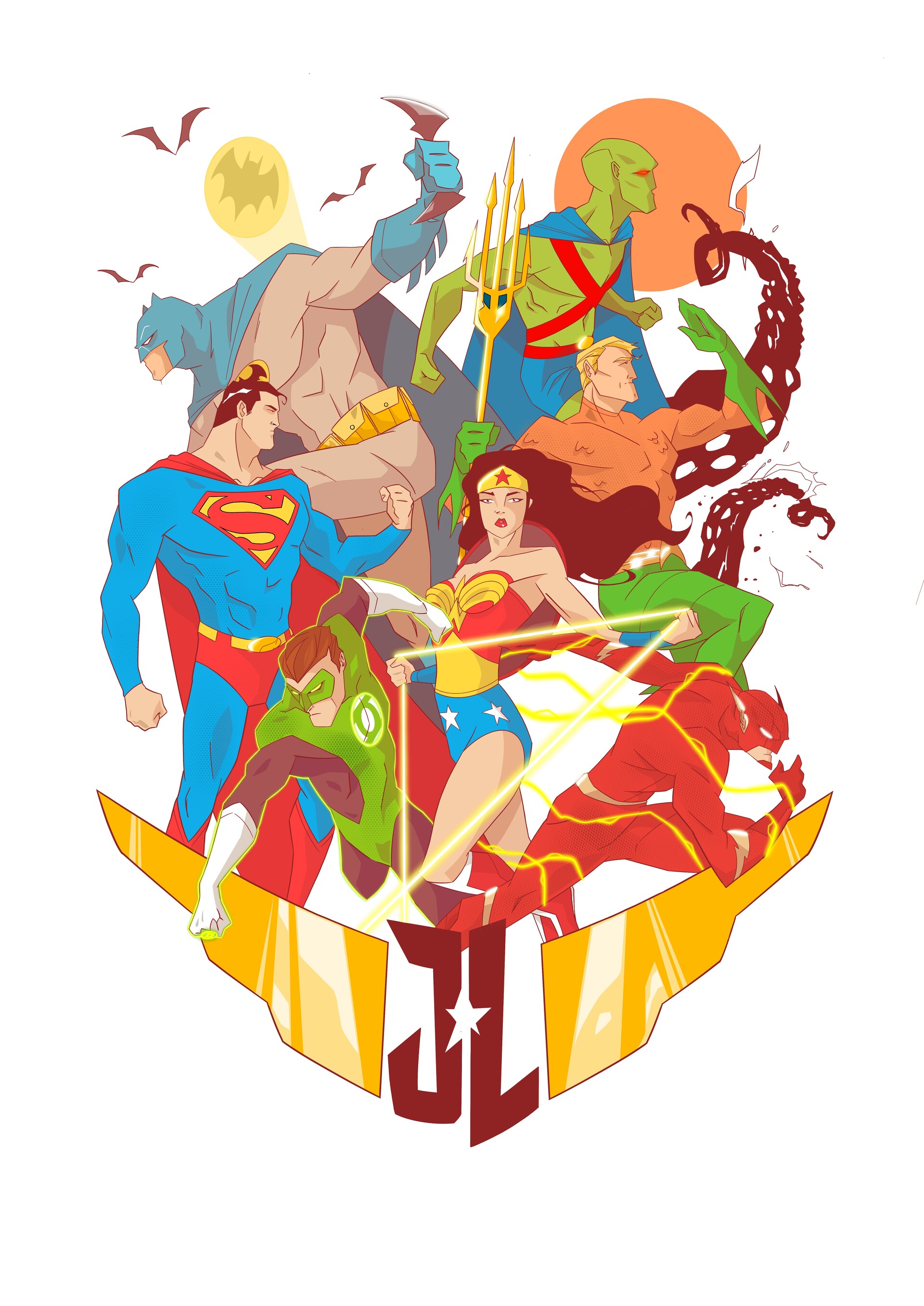 ArtStation - Justice League Retro