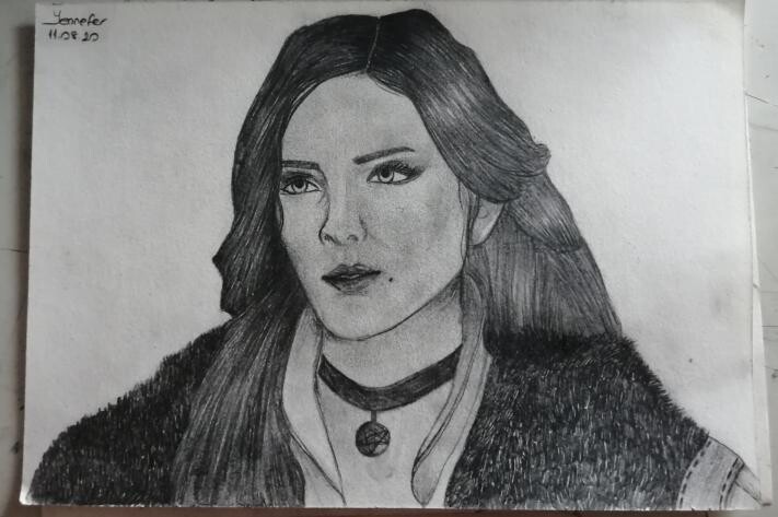 ArtStation - Quick Sketch - Yennefer from Witcher 3: Wild Hunt