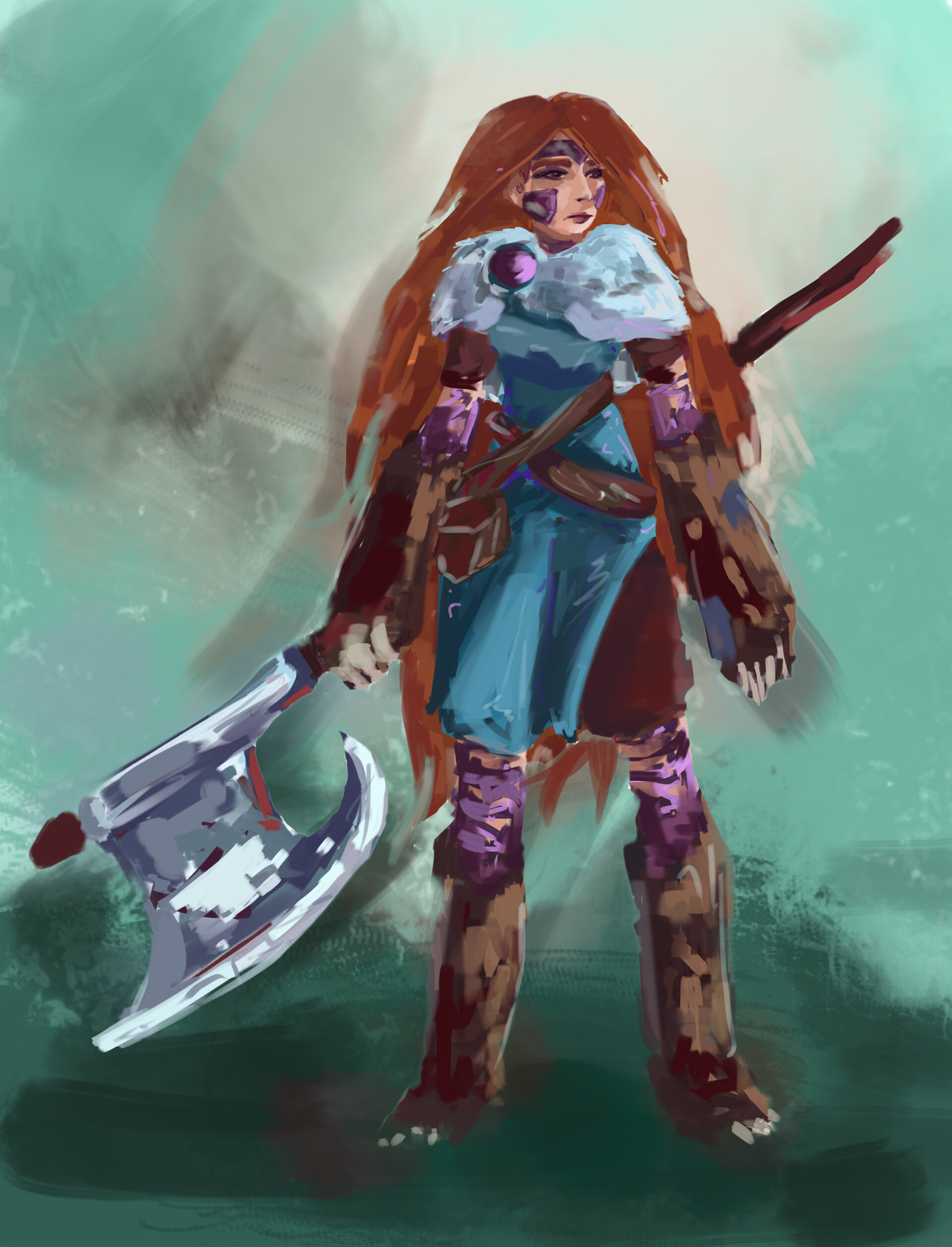 ArtStation - bear girl