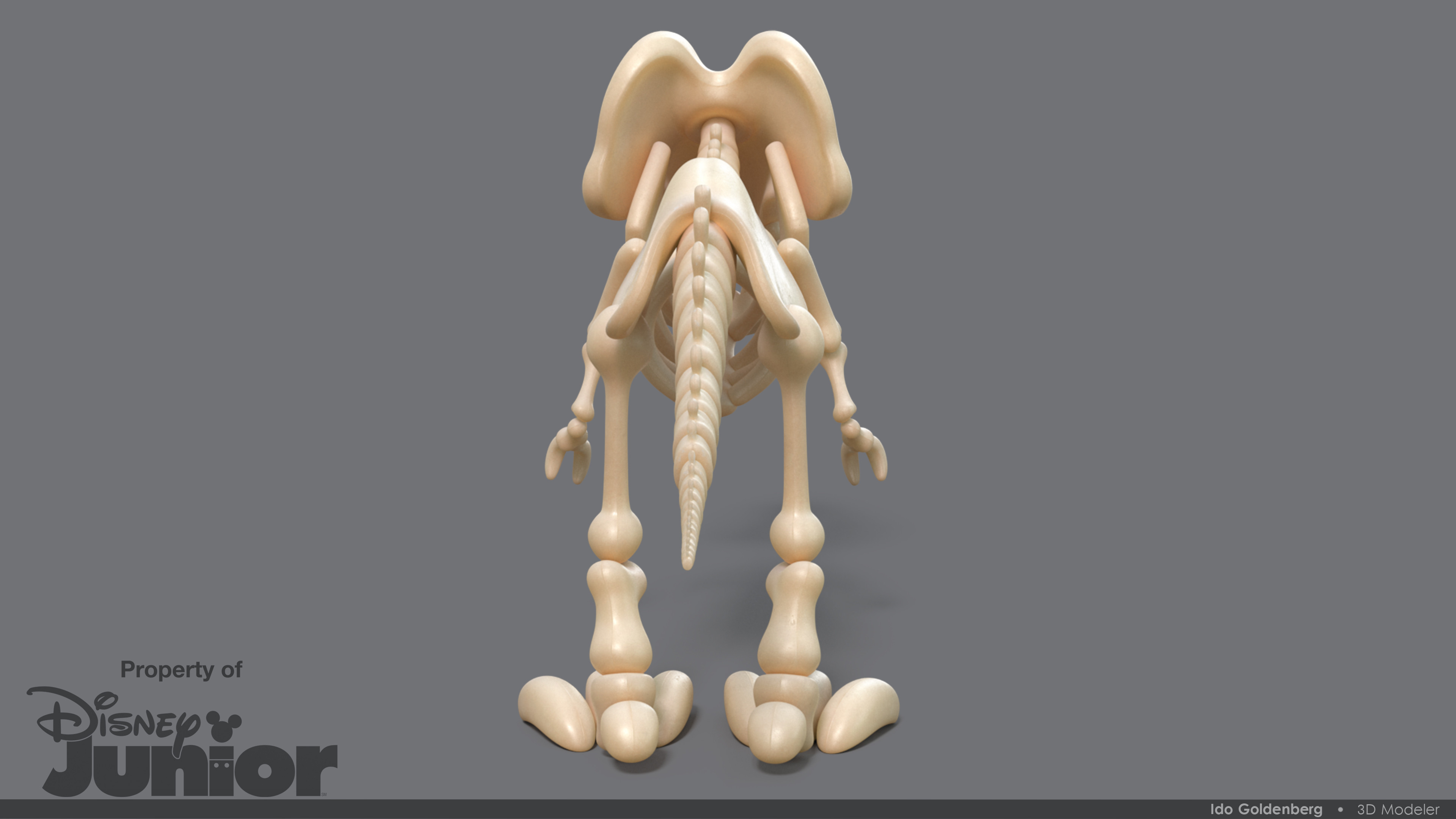 Ido Goldenberg - Muppet Babies - T-Rex Skeleton