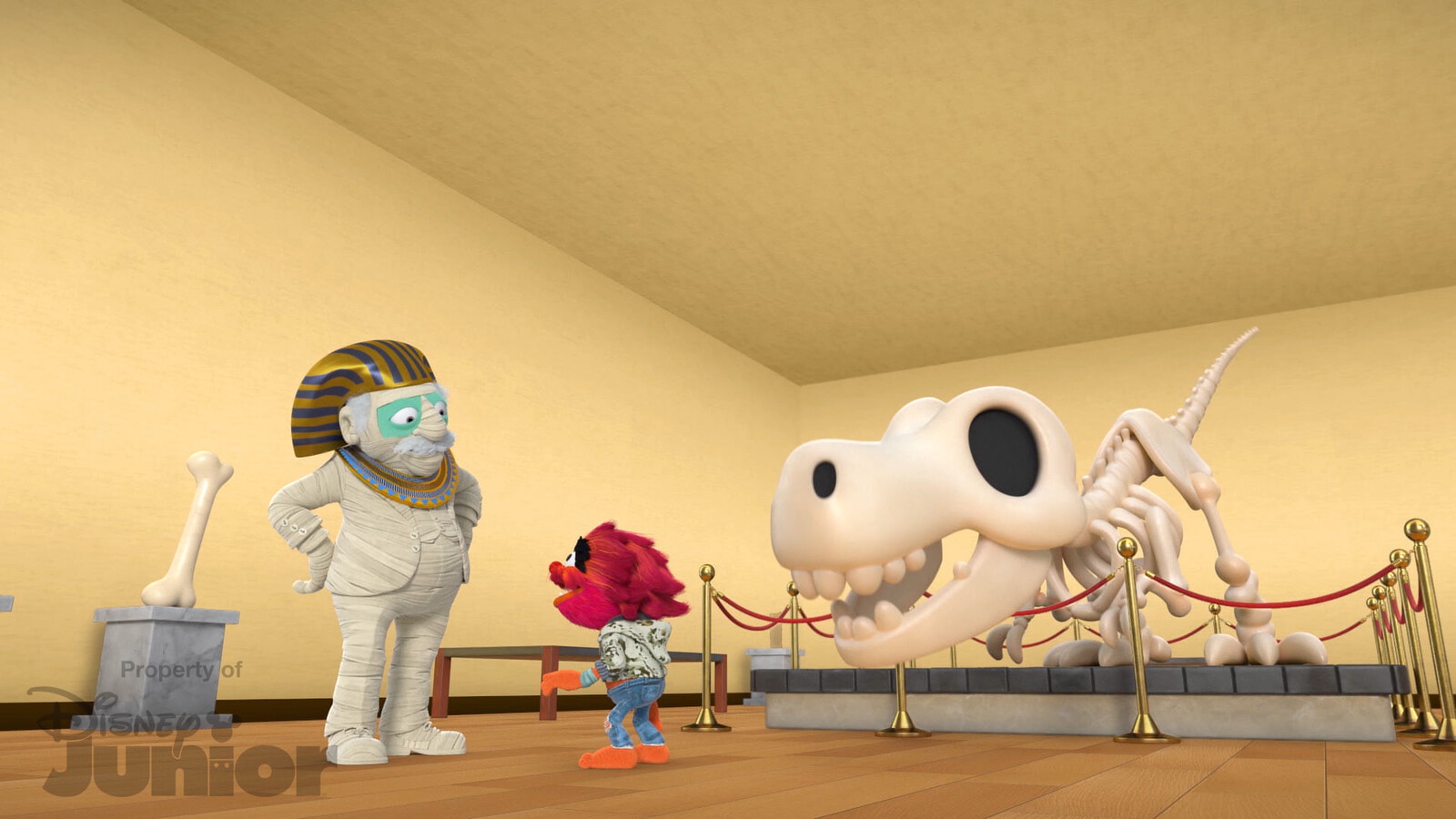 Ido Goldenberg - Muppet Babies - T-Rex Skeleton