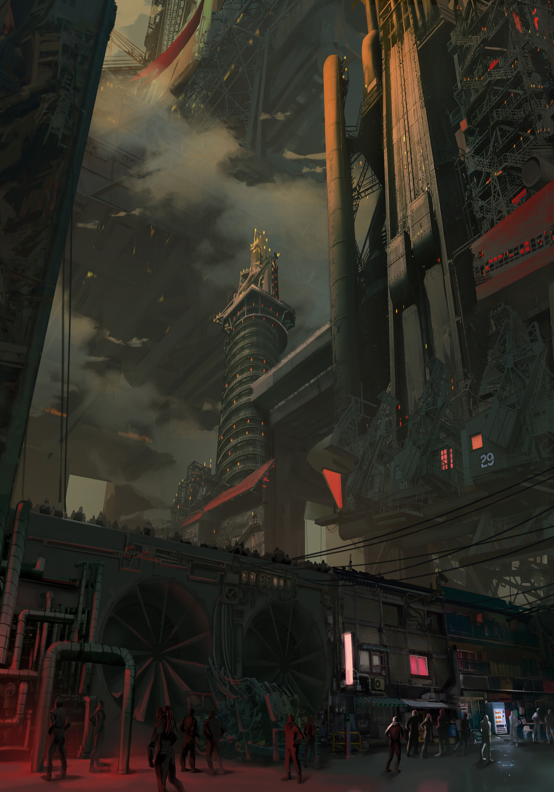 ArtStation - Cyberpunk City