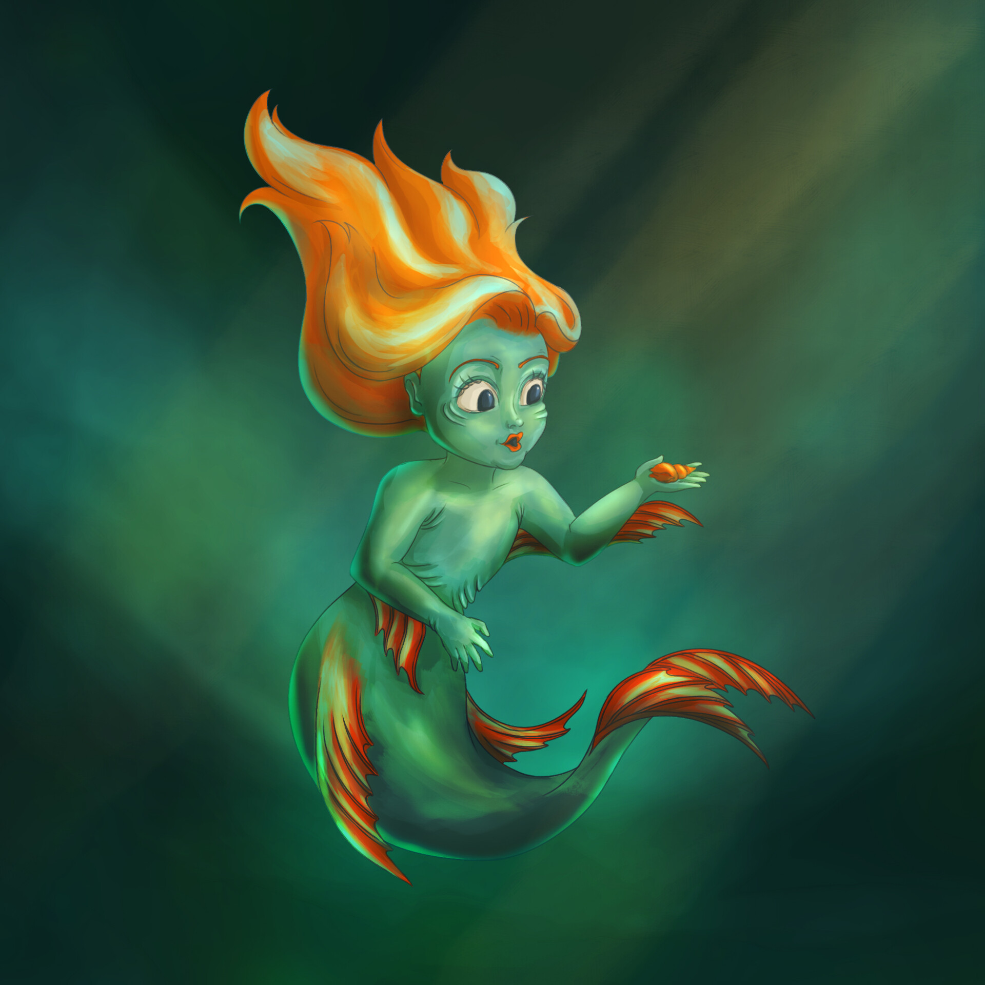 ArtStation - Baby Siren