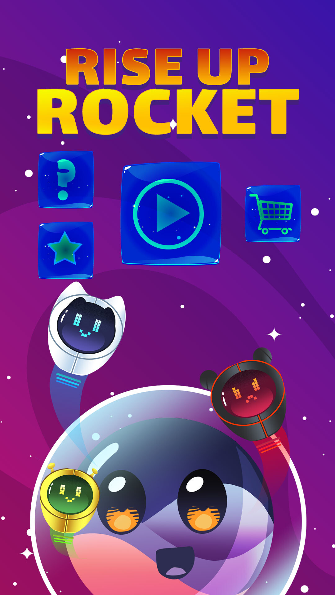 ArtStation - Rise Up Rocket UX/UI Mockup