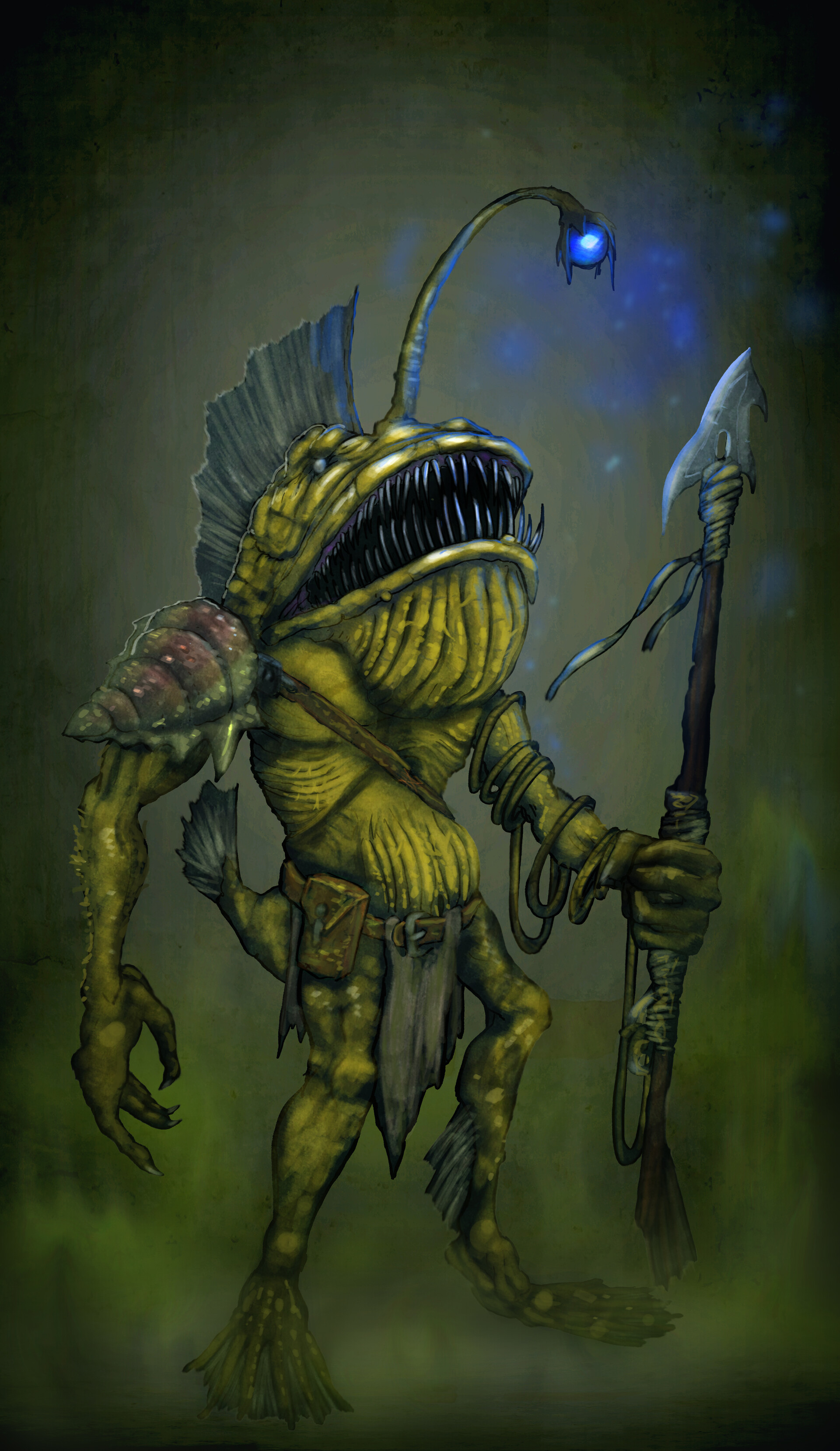 ArtStation - Angler Merman