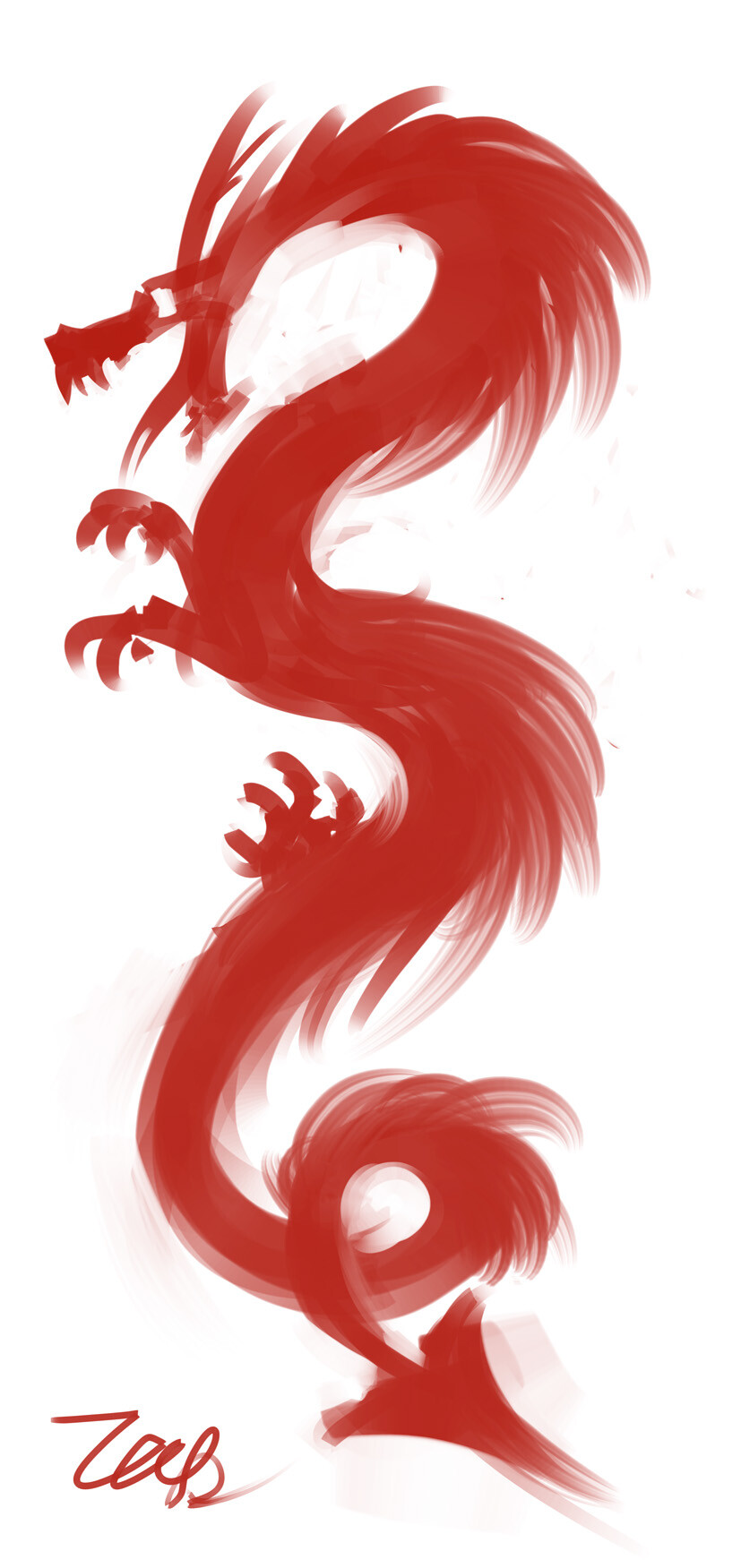 ArtStation - Great RED Dragon