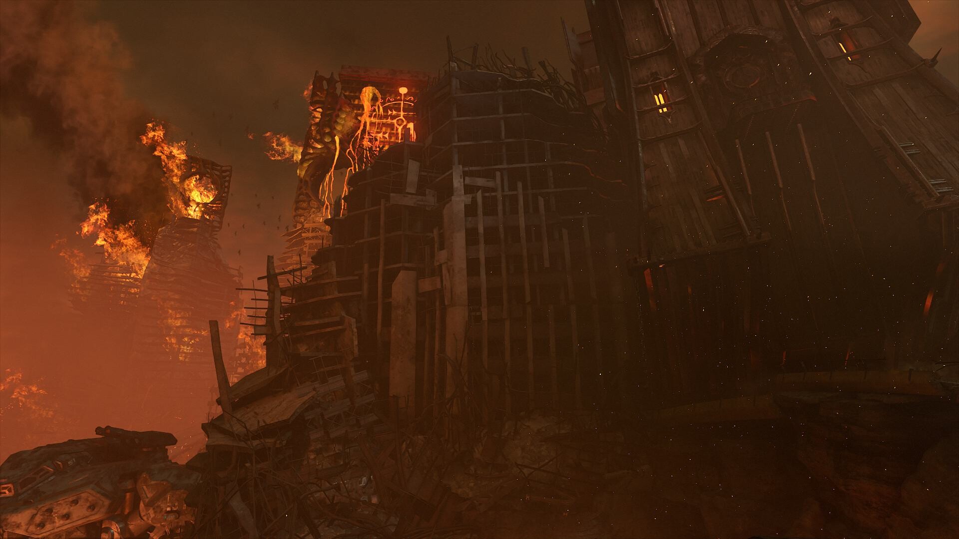 Burning Earth Doom Wallpaper Doom Eternal Review - One Of The Best
