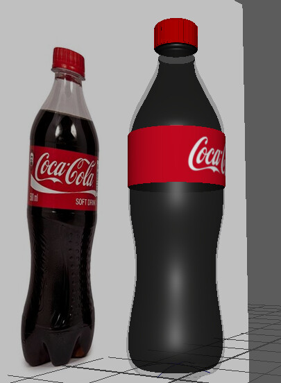 ArtStation - Coke Bottle