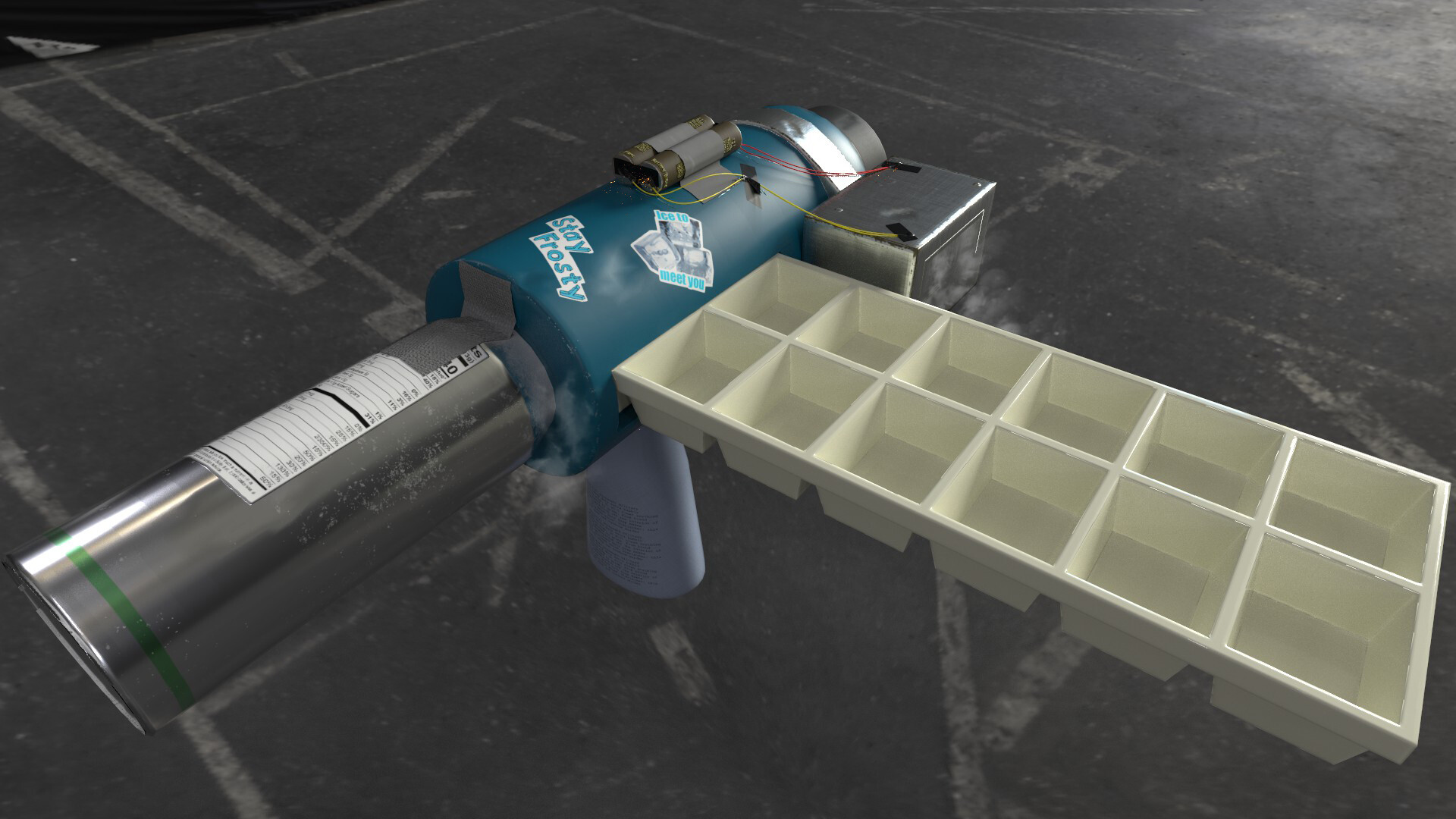 ArtStation - Glorious Gadget: Ice Cube Gun