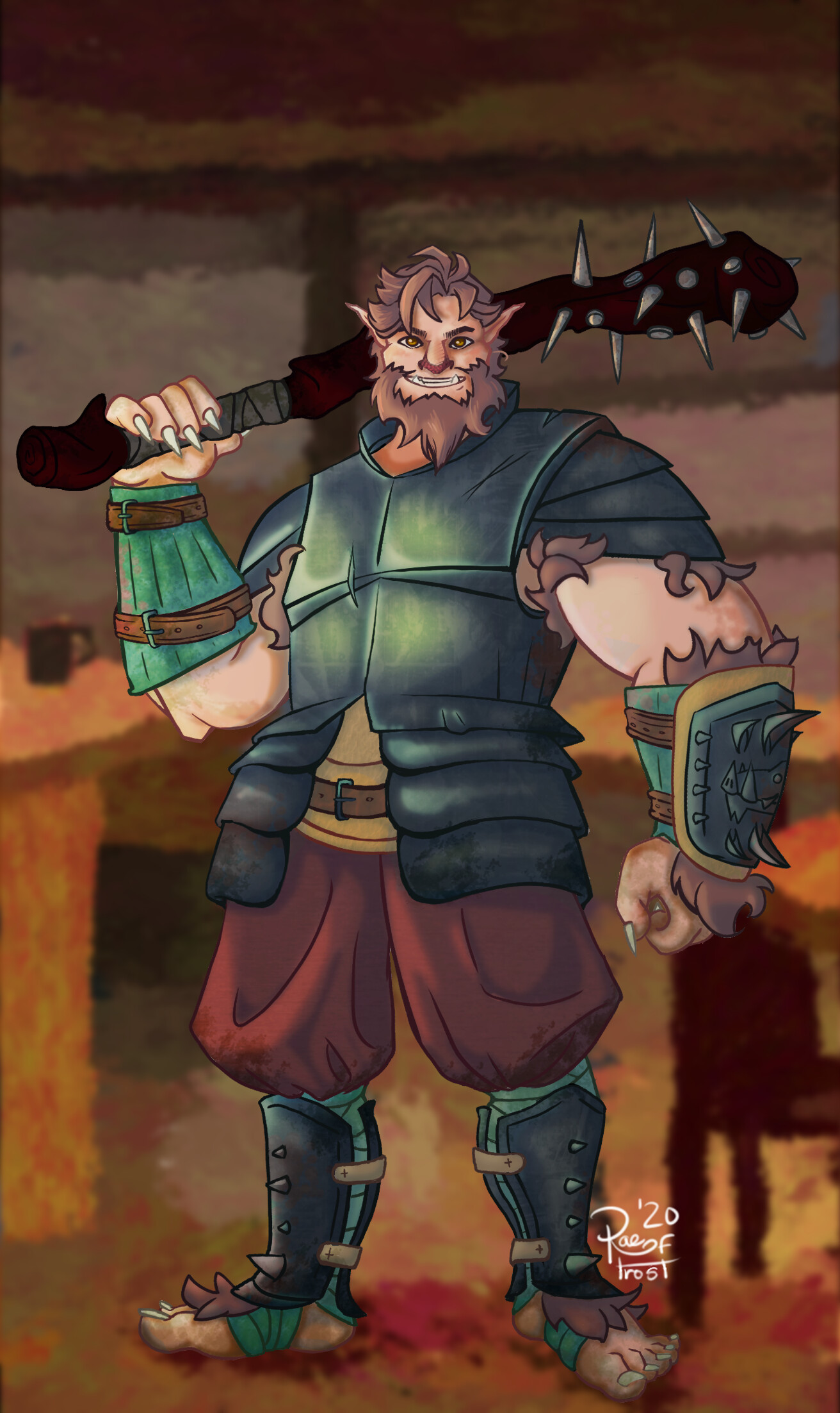 RaeofFrost - Hurdlurldr the Half-Bugbear Cleric