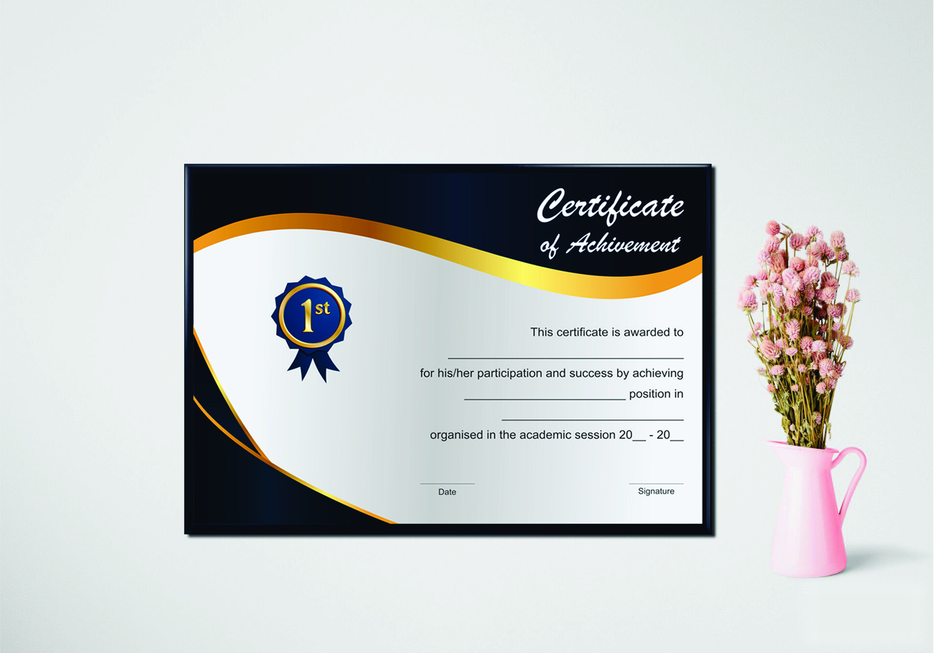 ArtStation - Certificate Mockup Design