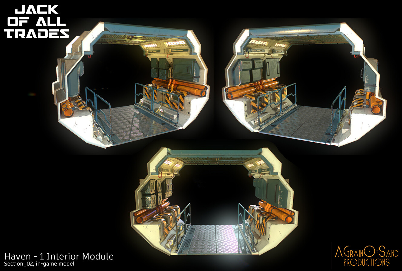 ArtStation - Haven-1 Interior Modules