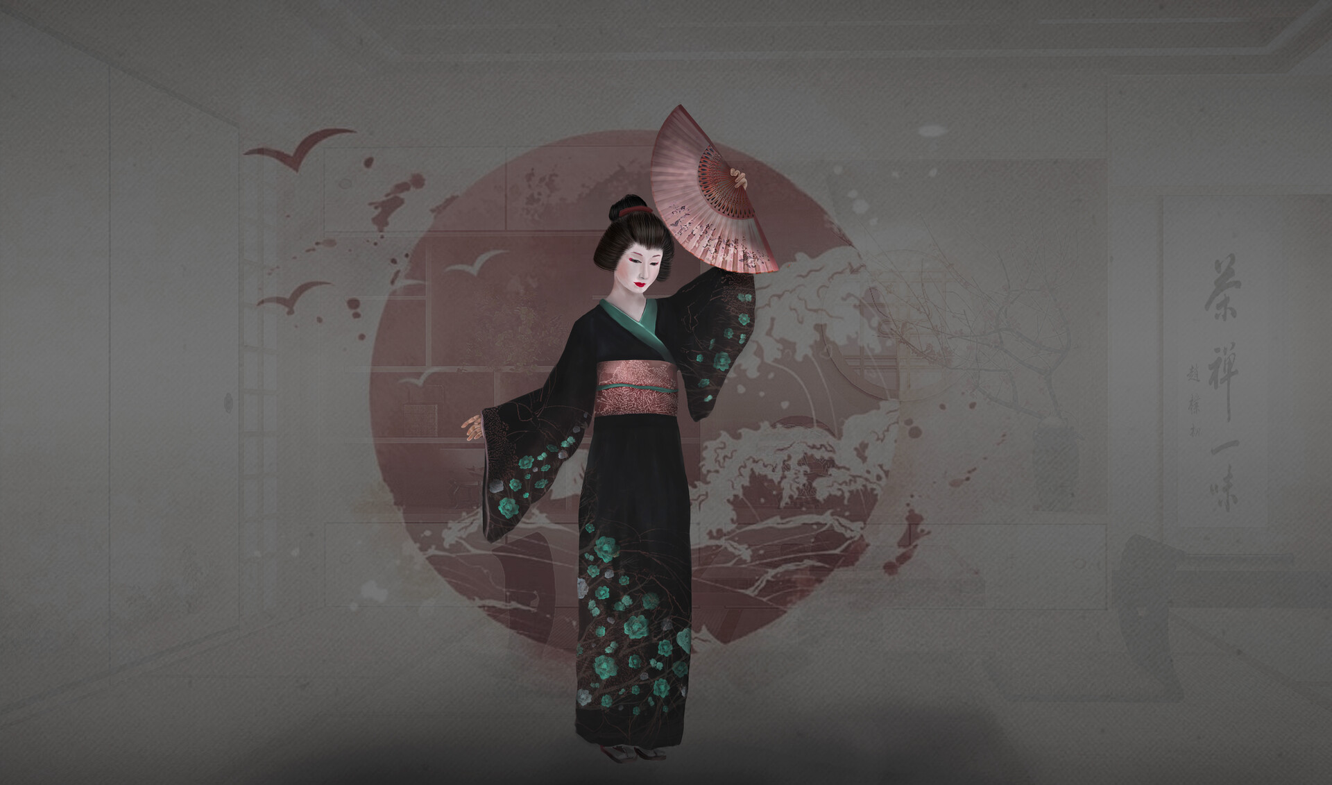 ArtStation - Geisha Concept art