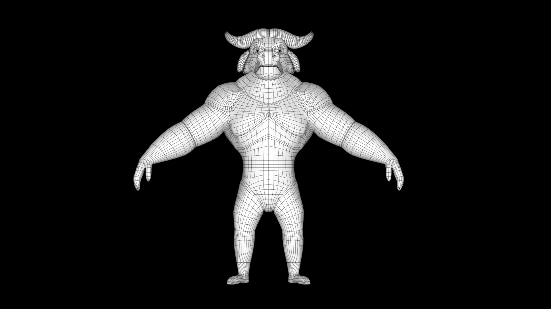 ArtStation - Bull Cartoon Character