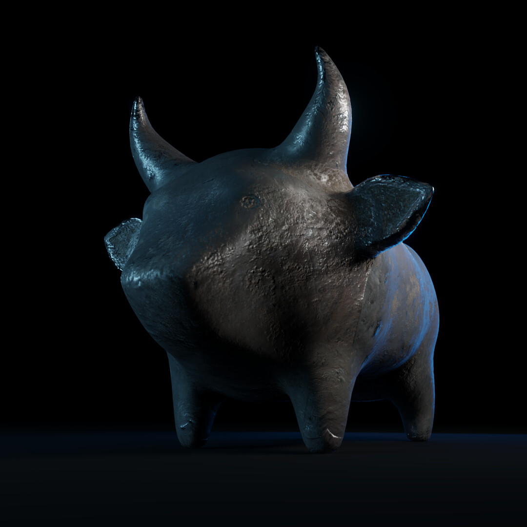 ArtStation - Bull, symbol of 2021